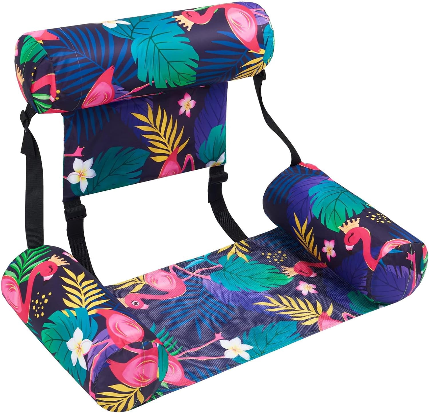 Pool Chair Float - Inflatable Pool Float for Adults Green Plants ...