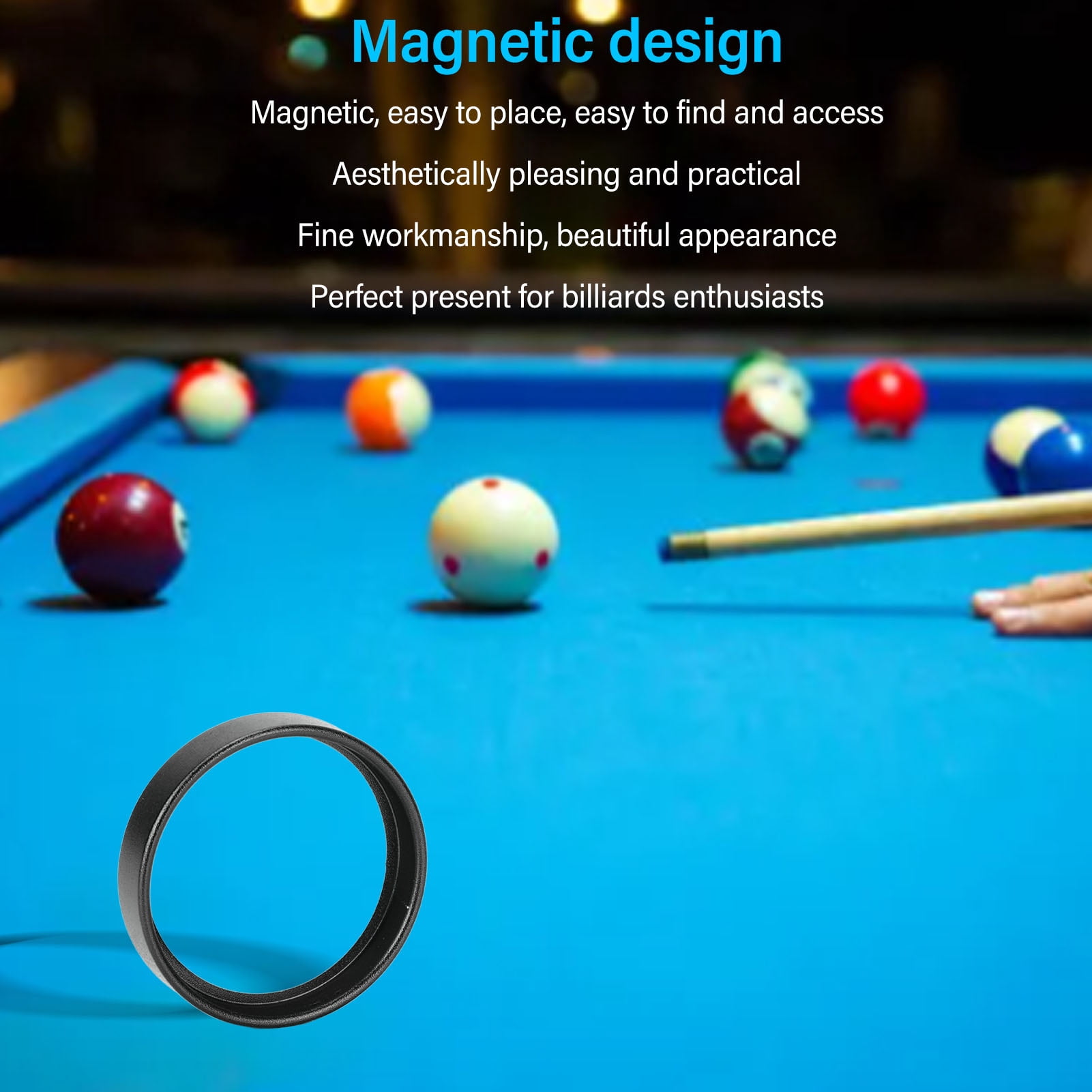 Pool Chalk Magnetic Holder, Lightweight Aluminum Design For Fast ...