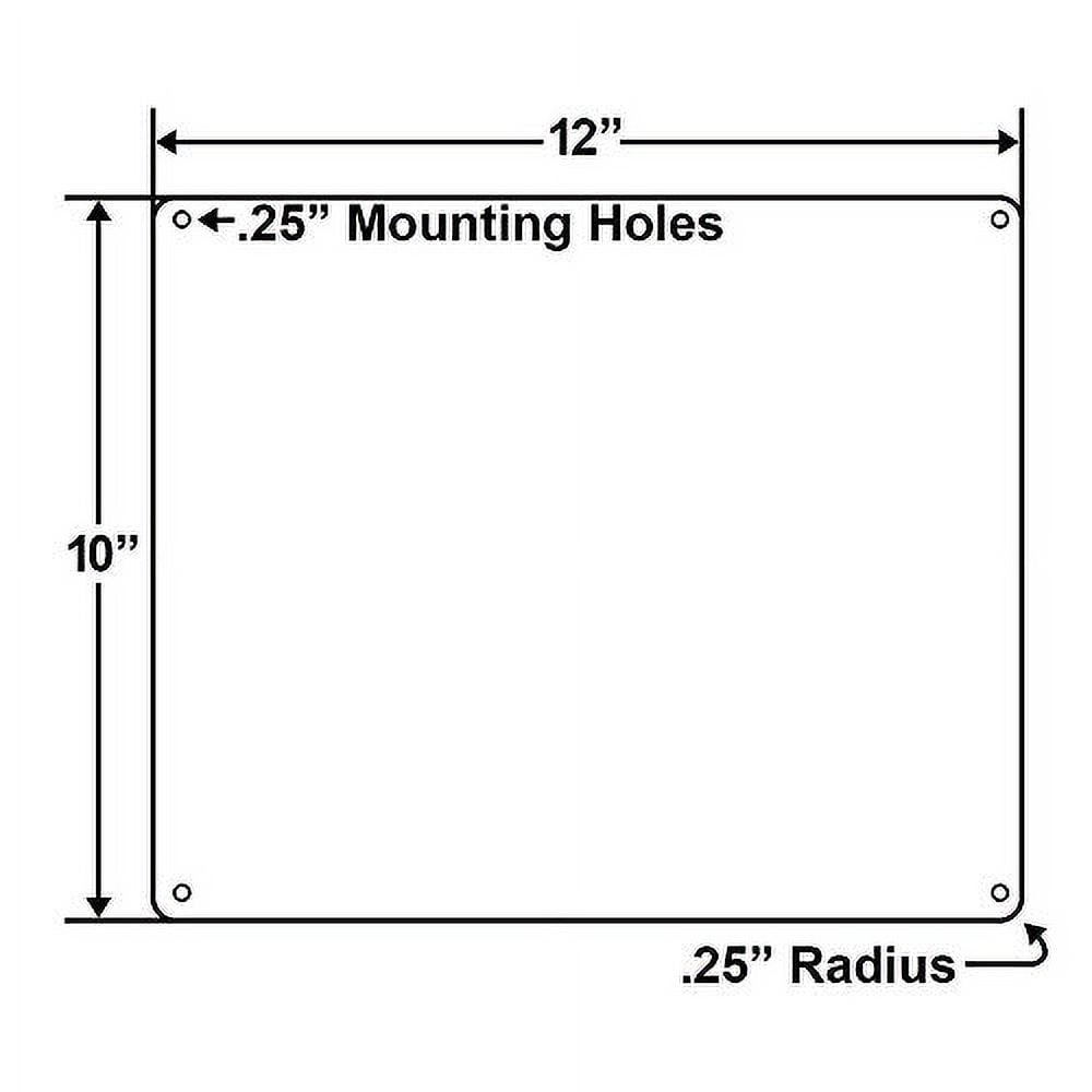 Pool Chemical Storage Caution Sign - 12 x 10 Inches - Aluminum ...