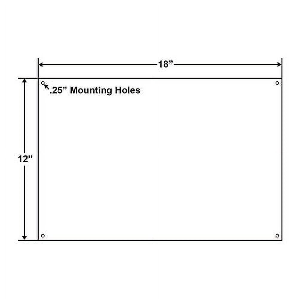 Pool Chemical Storage Caution Sign - 18 x 12 Inches - Plastic - Walmart.com