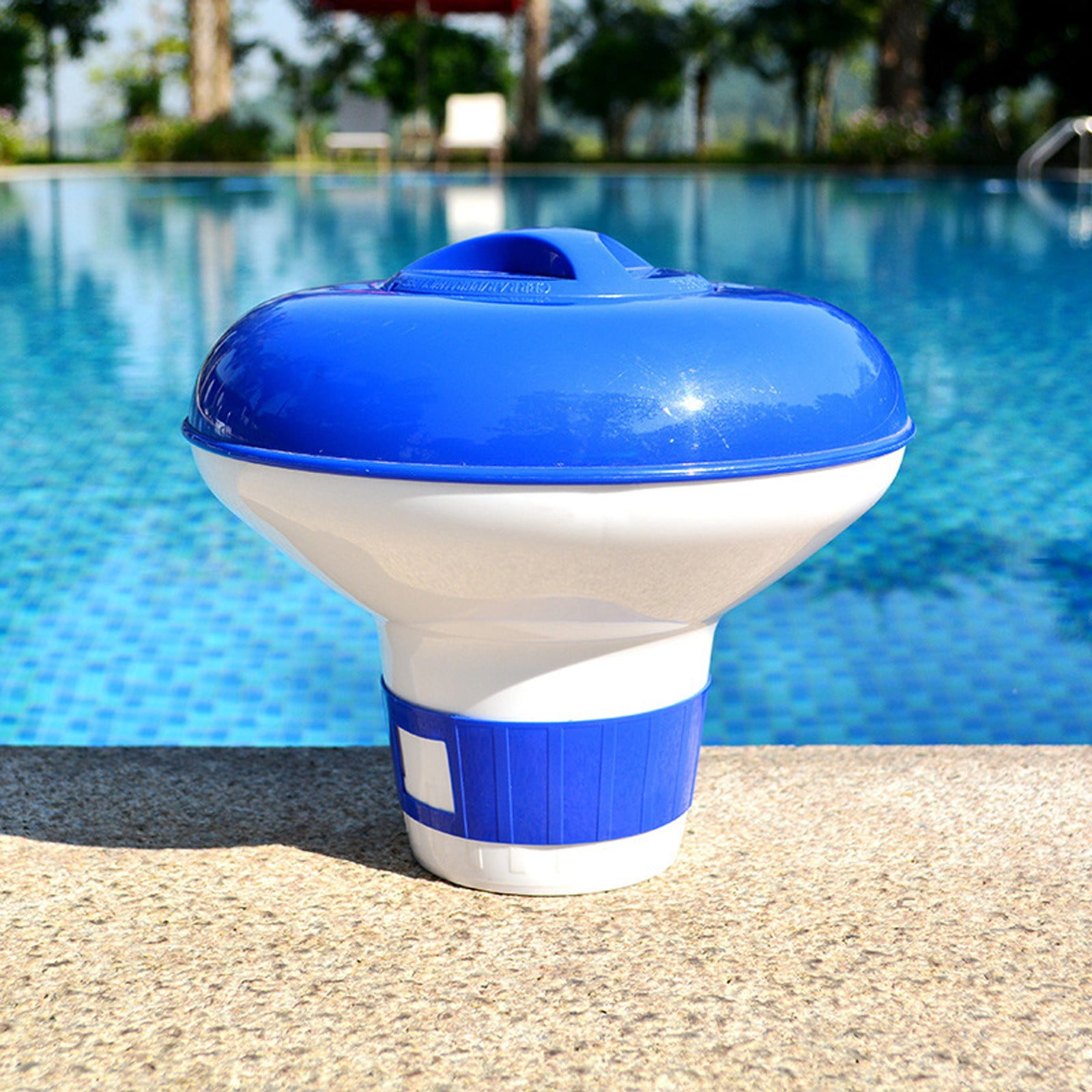 Pool Chlorine Dispenser Floating Chlorine Dispenser, Large Capacity ...