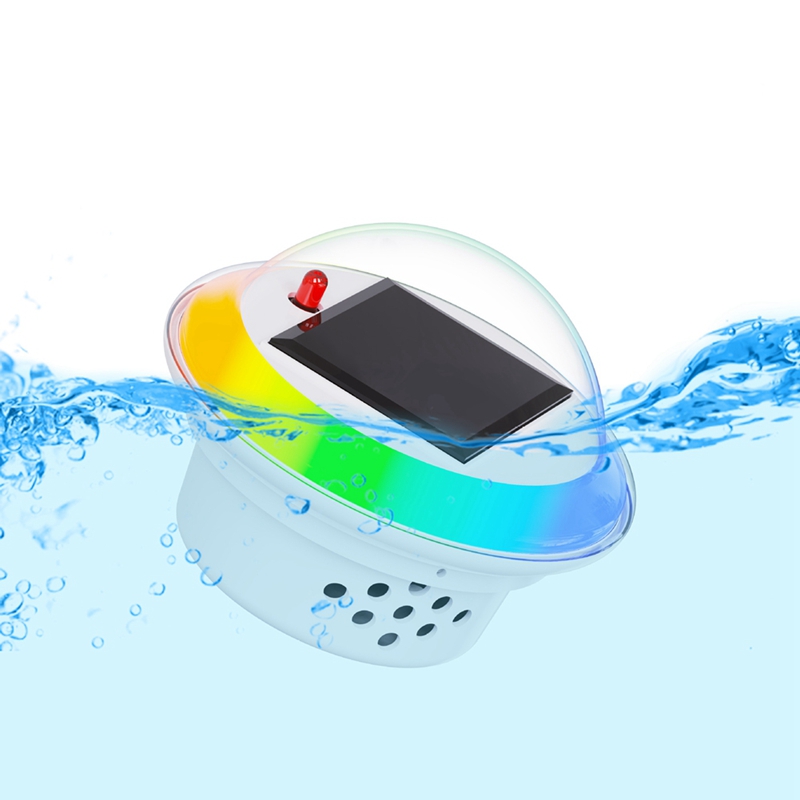 Pool Chlorine Floater, Chlorine Tablet Floater with Colorful Solar ...