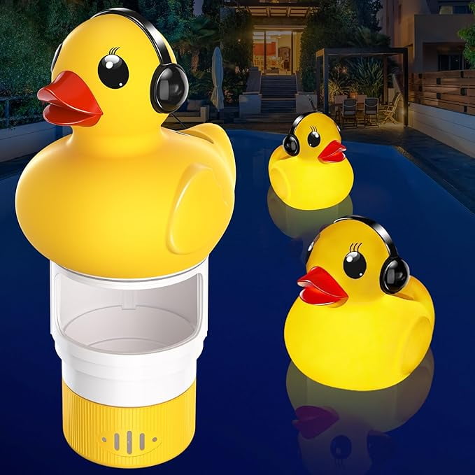 Pool Chlorine Floater with Light Duck Chlorines Floaters with ...