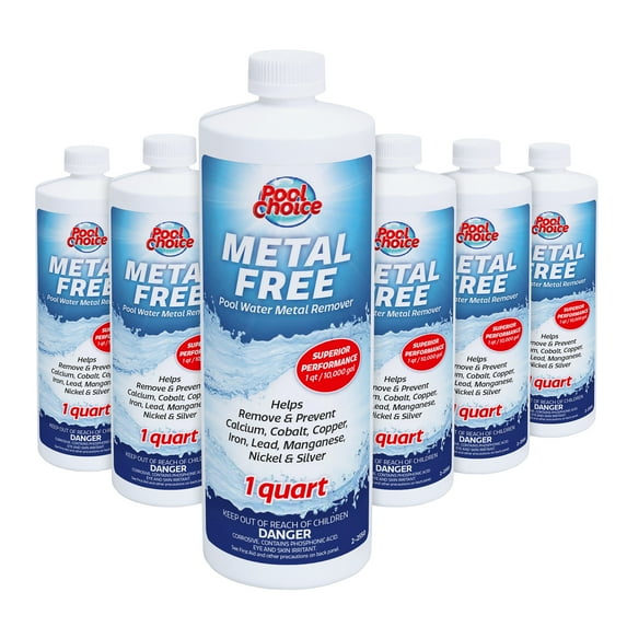 Free Shipping! Pool Choice Metal Free Pool Water Metal Remover, 1-Quart ...