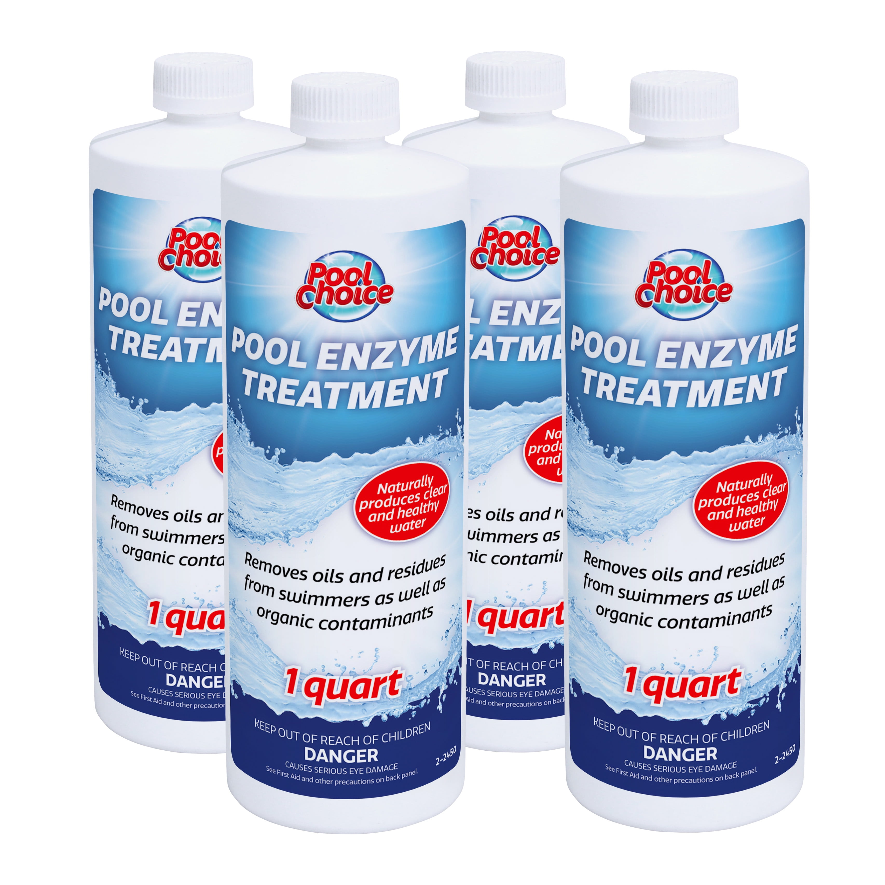 Pool Choice Pool Enzyme Treatment - 4 Quarts - Walmart.com