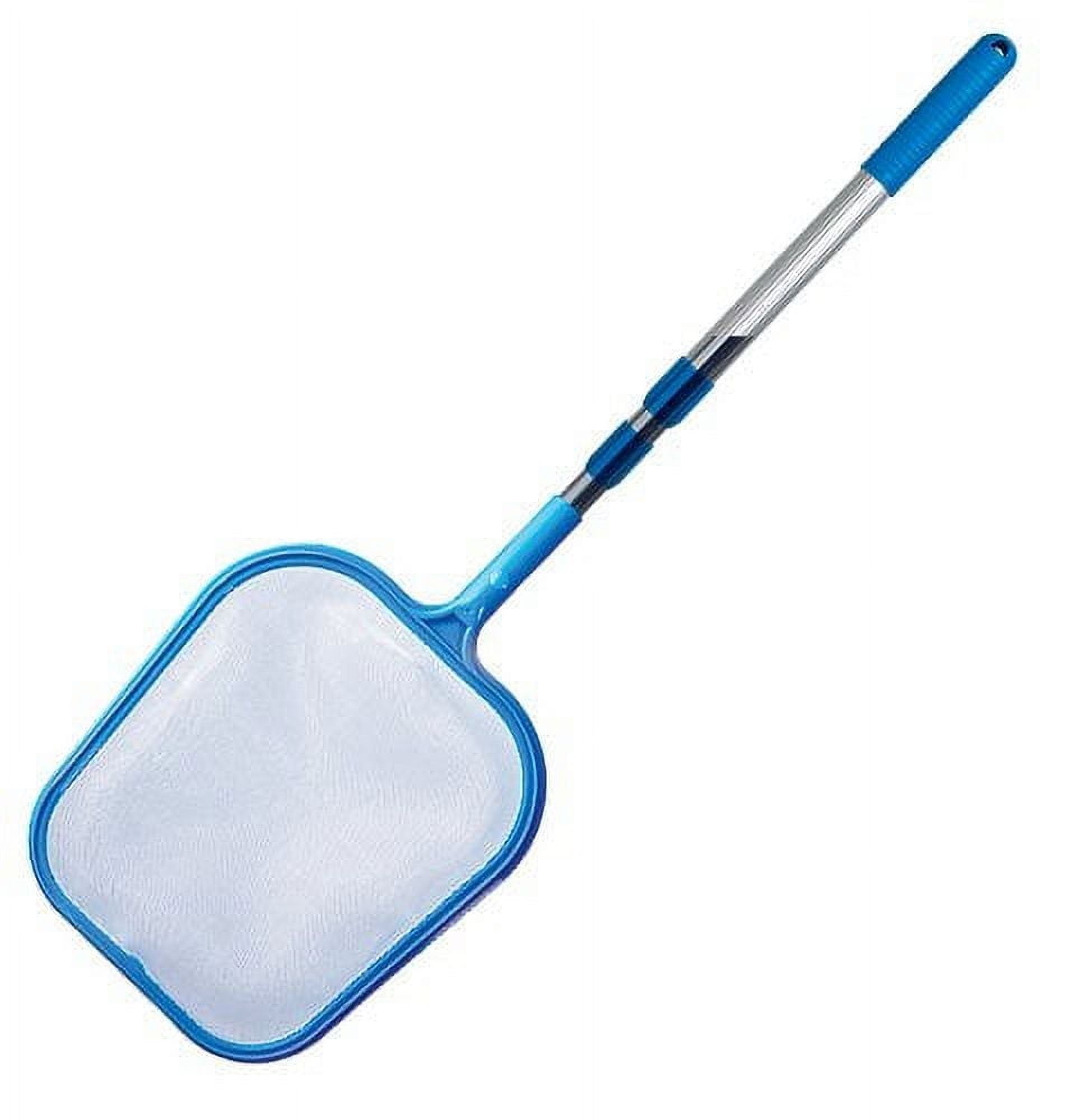 Pool Clean Net Luluy Economy Pool Leaf Skimmer W/ Telescoping Pole,Pool ...