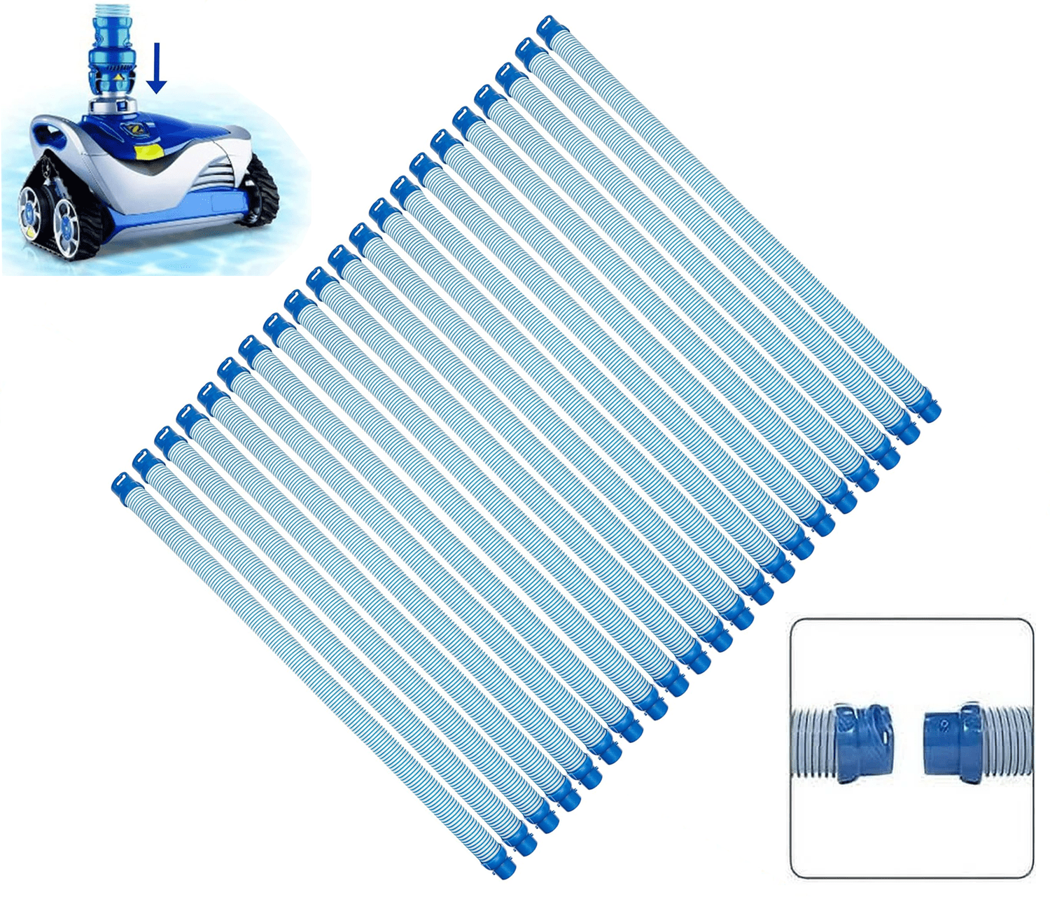 Pool Cleaner Hose Replacement Kit for Zodiac Mx6 Mx8 Pool Systems ...