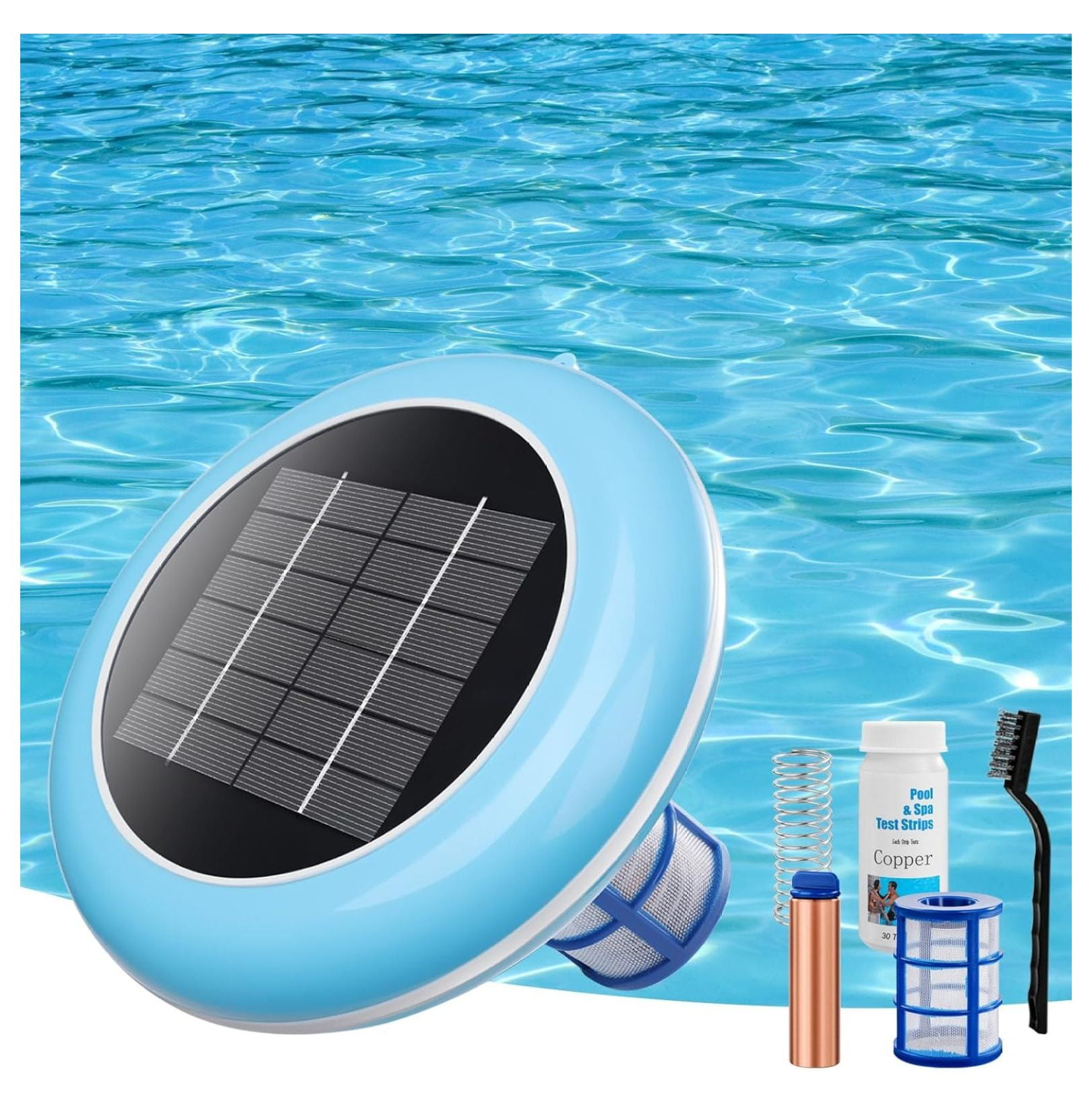 Pool Cleaning Device | Keep Pool Water | Solar Powered Up to 35,000 Gal ...