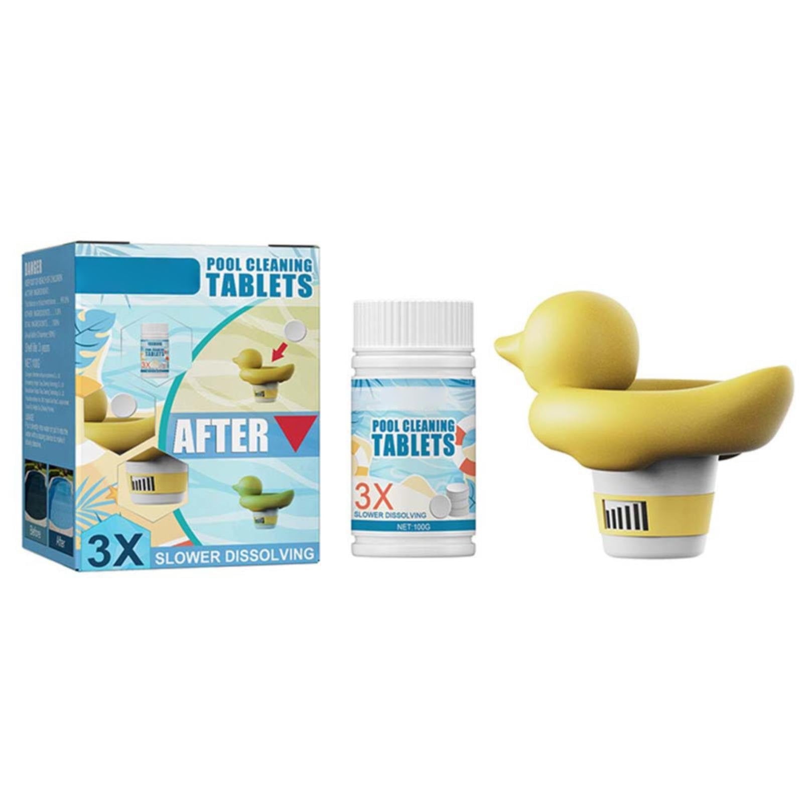 Pool Cleaning Effervescent Tablet Water Quality Cleaning ...