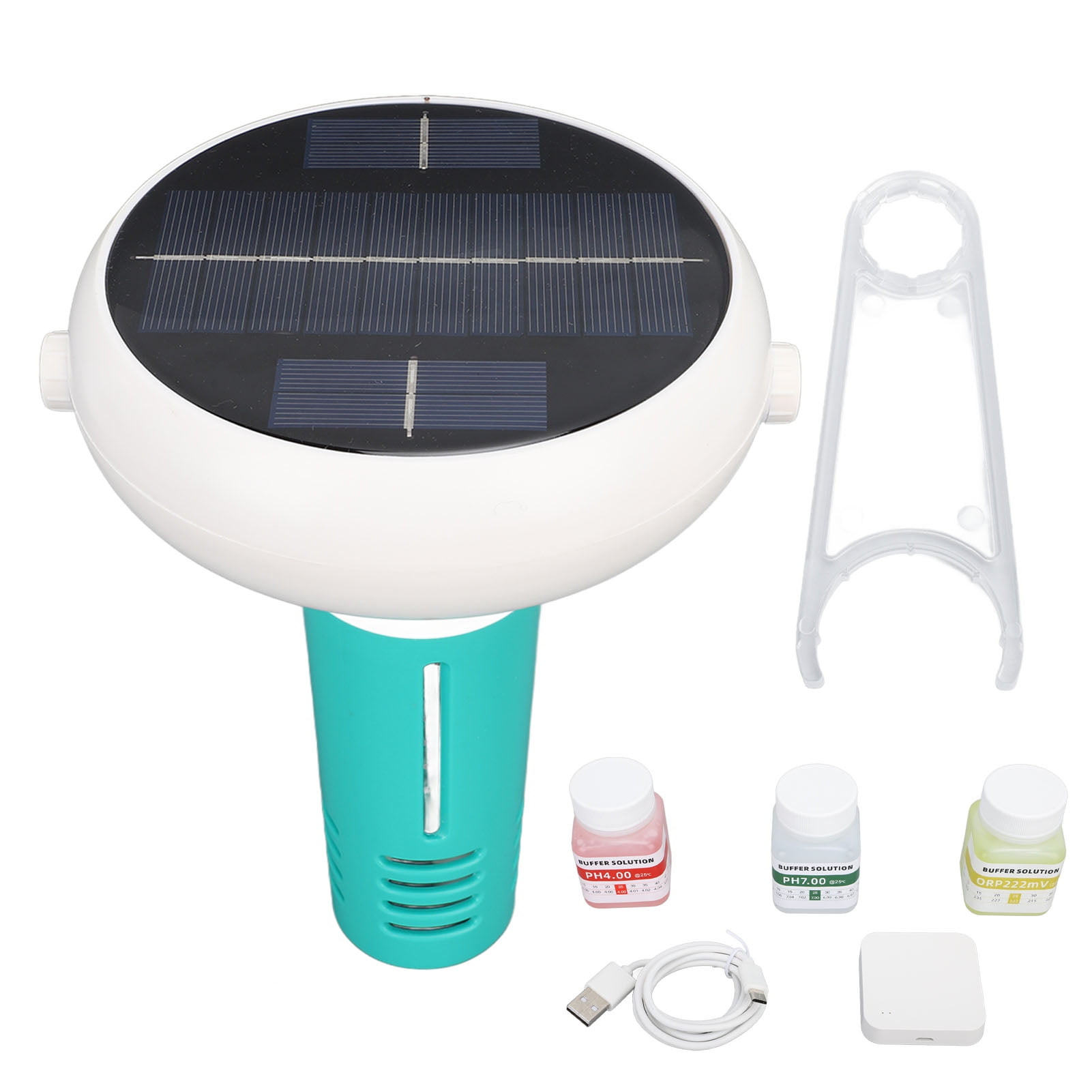 Pool Cleaning Ionizer Smart Wireless PH ORP Salt Monitoring Floating ...