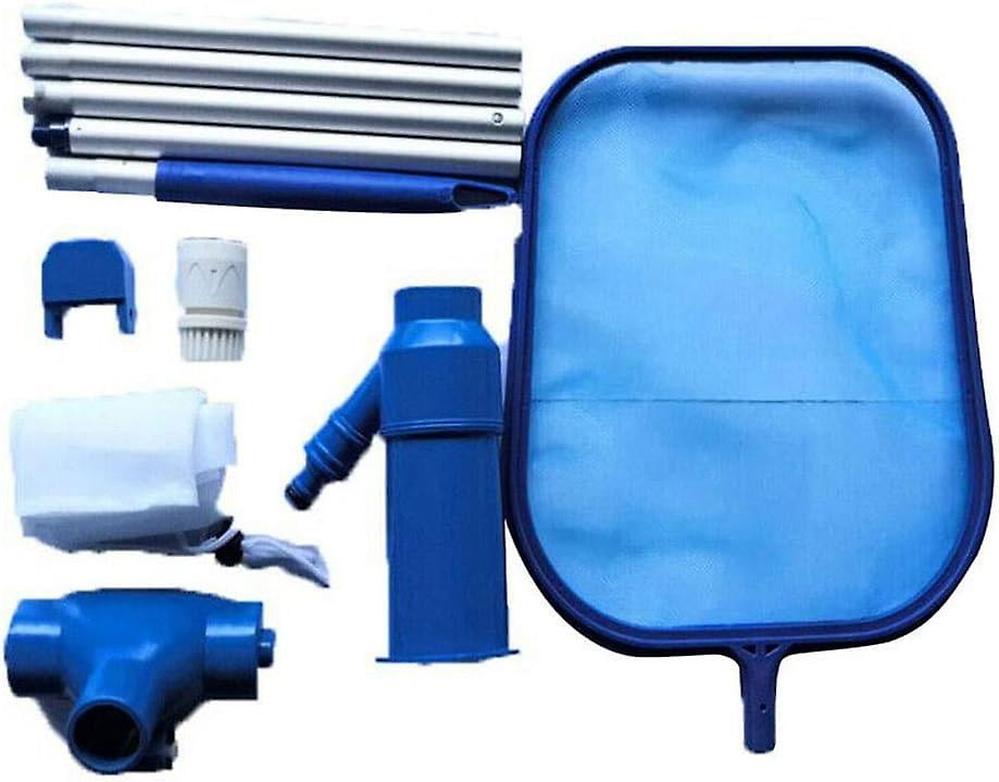 Pool Cleaning Kit Pool Cum with Rod Tip - Fine Mesh - Portable Pool ...
