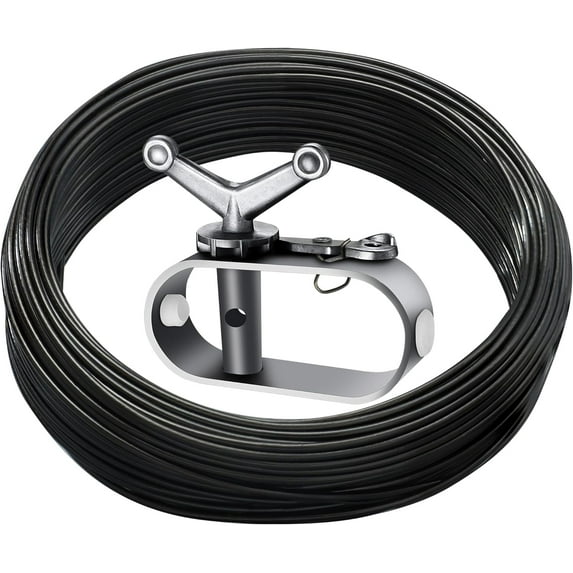 Pool Cover Cable and Winch Kit 100 Ft Heavy-Duty Pool Cover Cable with ...