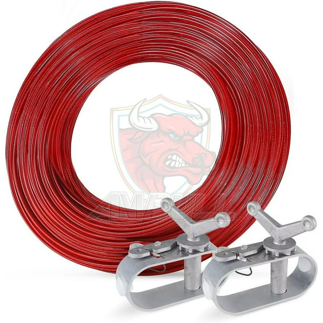 Pool Cover Cable and Winch Kit with Heavy Duty Ratchet and Steel Cable ...