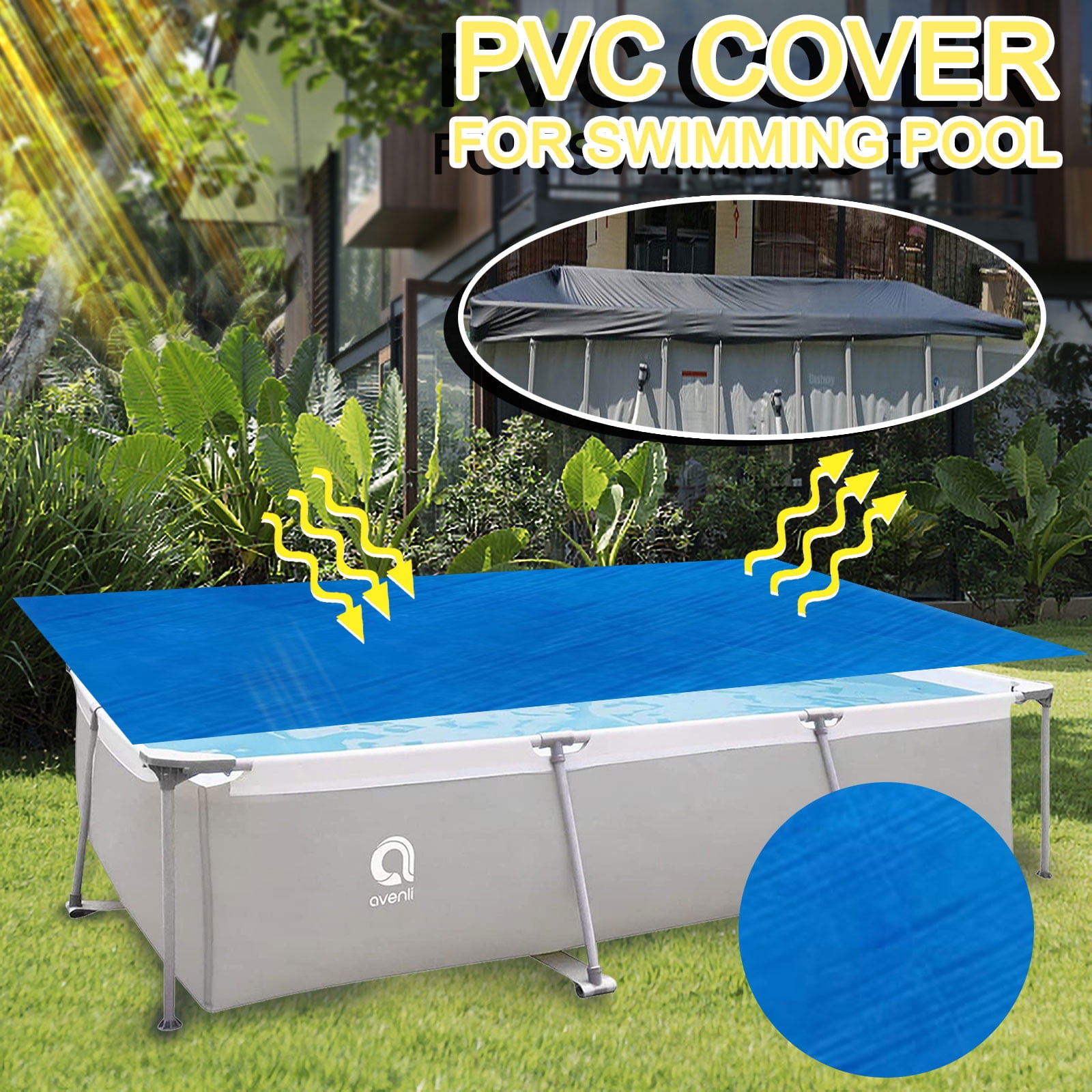 Pool Cover Foot Protector, Above Ground Swimming Pool Guard, Heavy-Duty ...