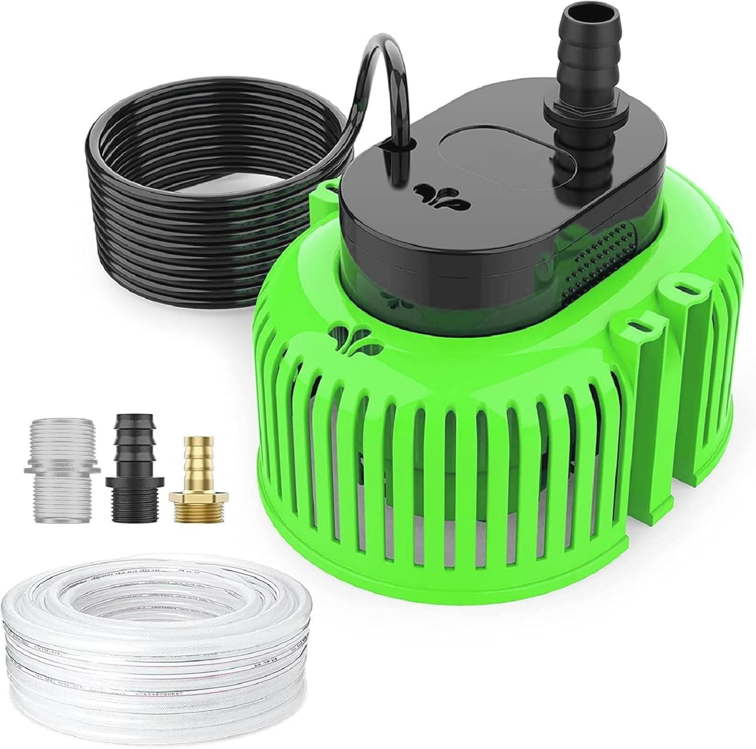Pool Cover Pump - Submersible Water Pump with 16ft Drainage Hose, 850GPH, Upgraded 25ft Thicker ...