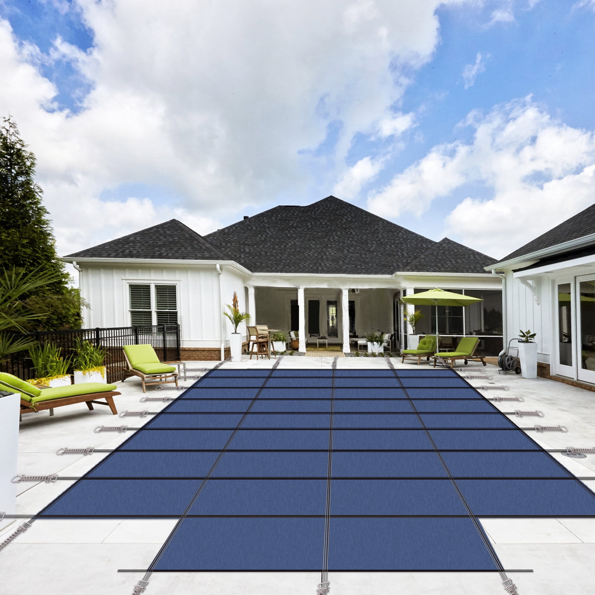 Pool Covers for Inground Pools 20x40ft, Winter Inground Pool Cover with ...