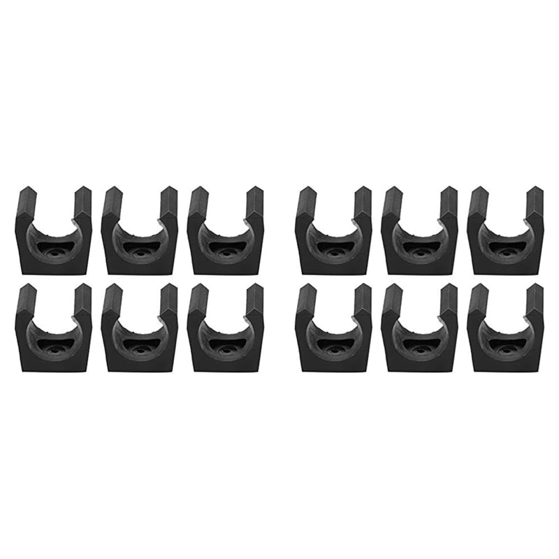 Pool Cue Clamp, Set of 12 Plastic Billiard Single Stand Mini Rod ...