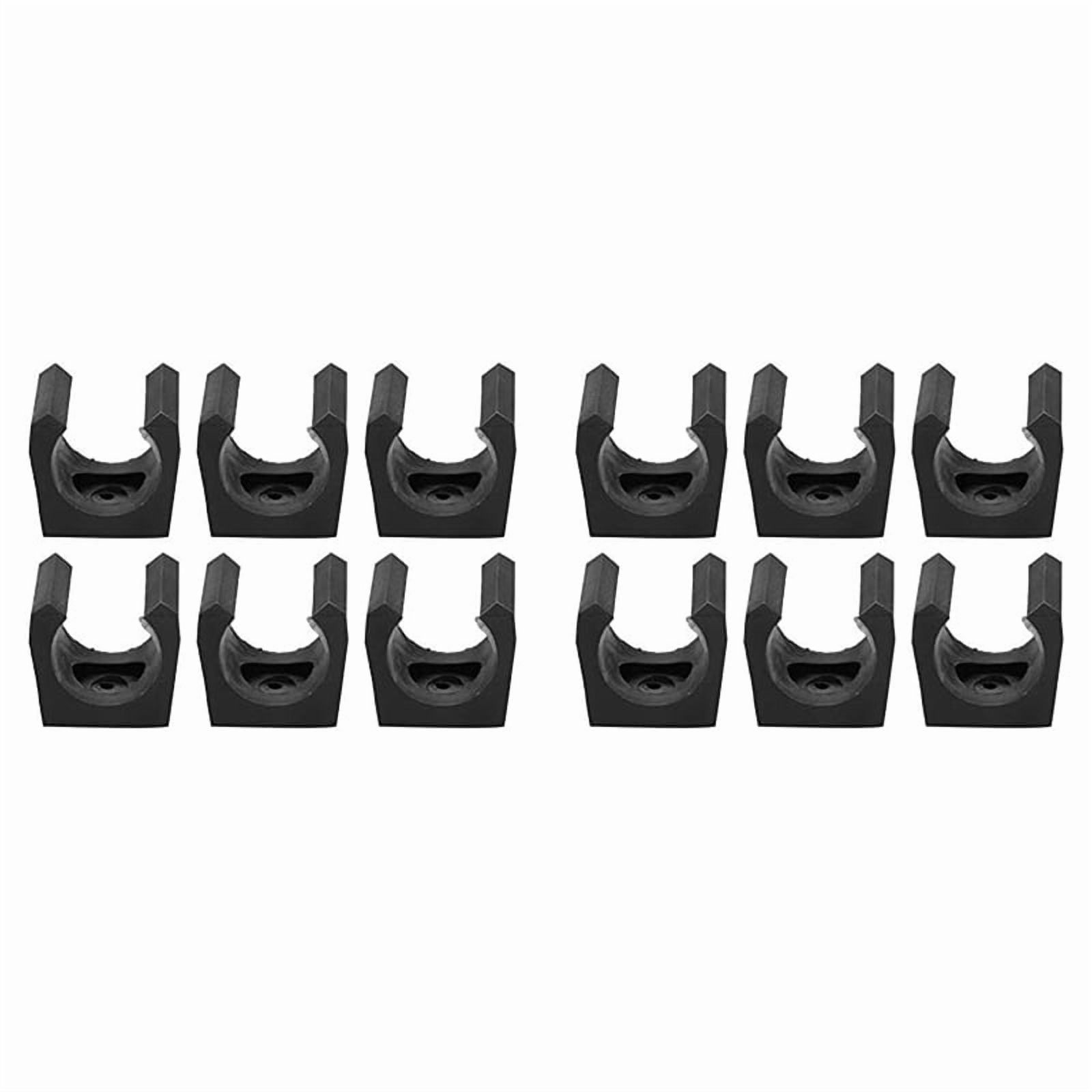 Pool Cue Clamp, Set of 12 Plastic Billiard Single Stand Mini Rod ...