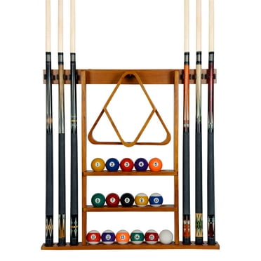 Hathaway Classic Floor Billiard Pool Cue Rack - Walmart.com