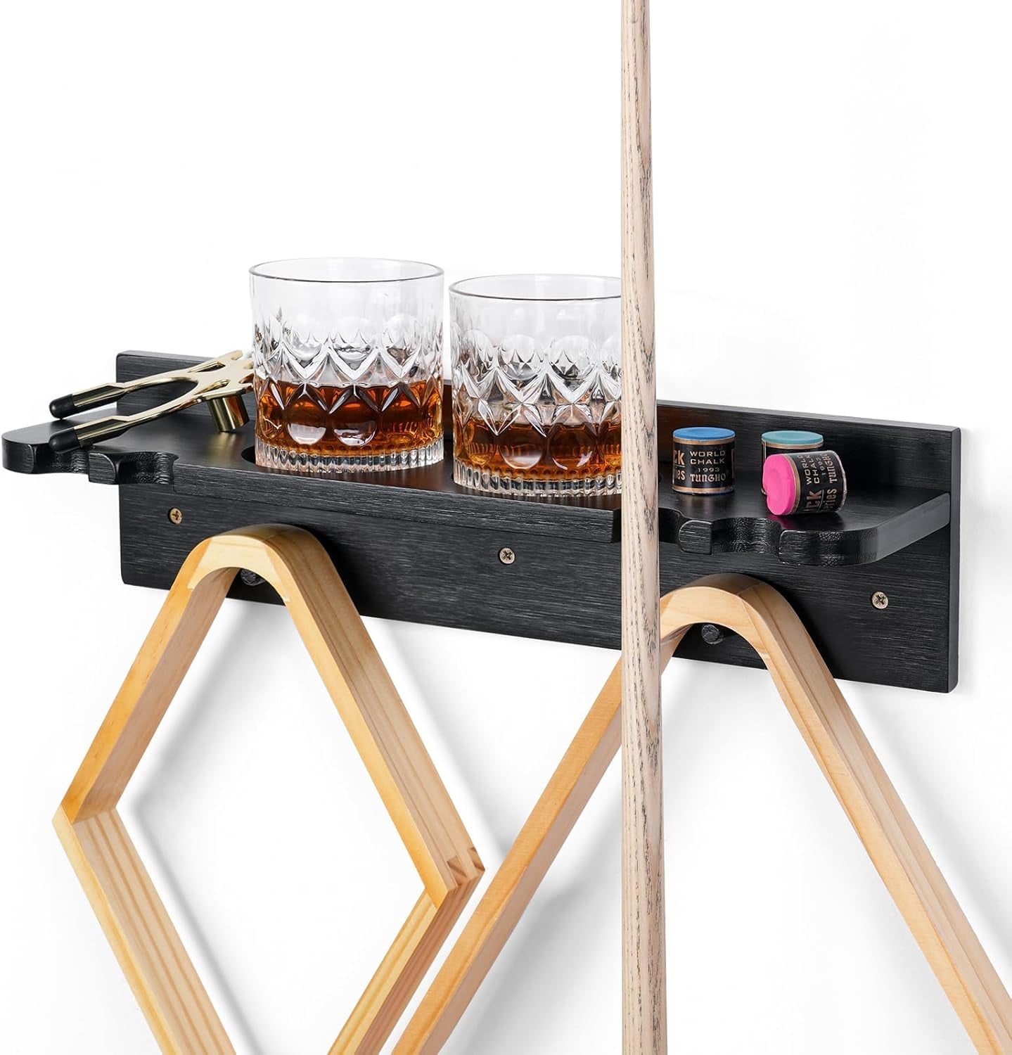 Pool Cue Rack Only, Pool Stick Holder Wall Mount, 6 Pool Billiard Stick ...