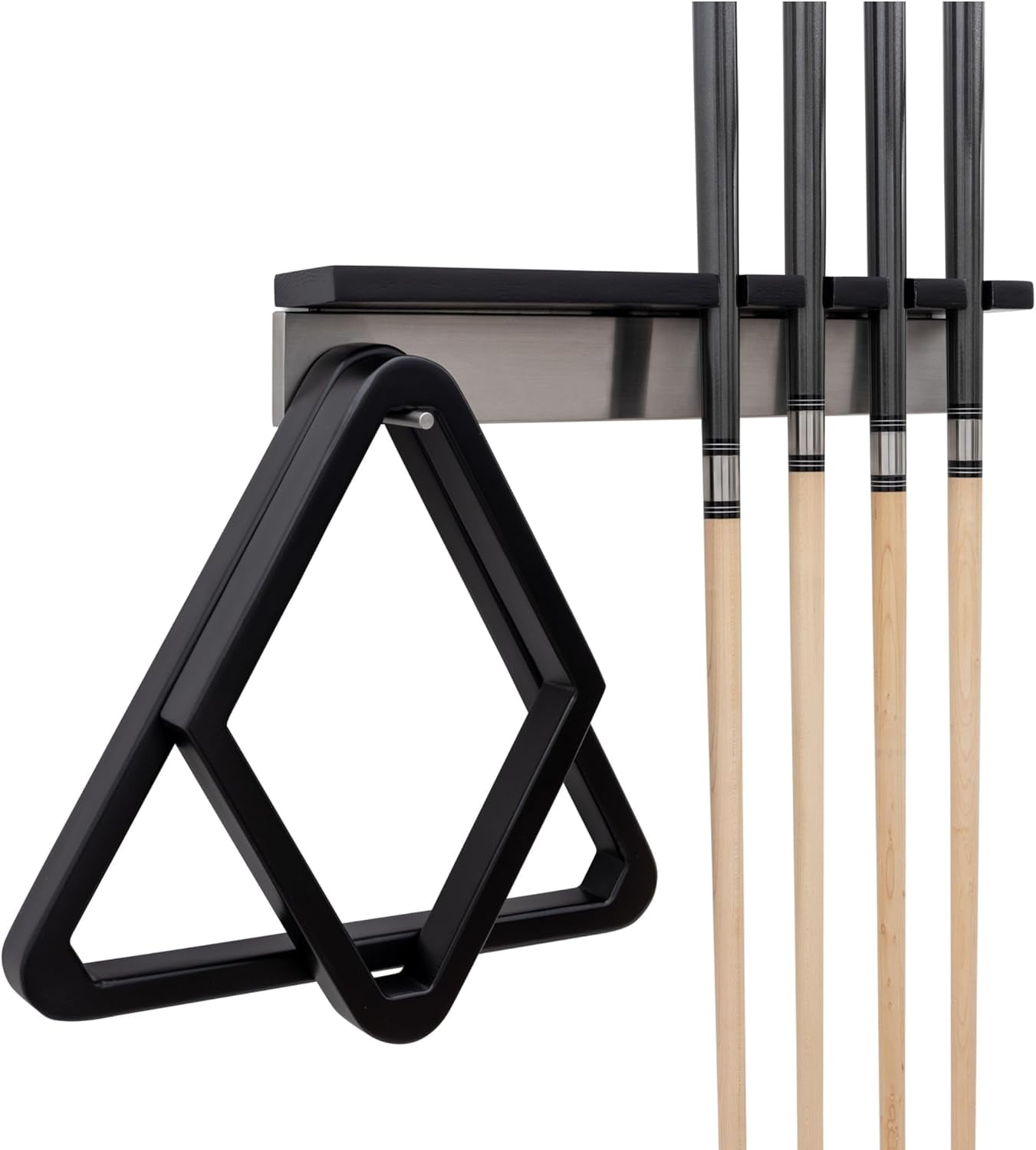 Pool Cue Rack - Pool Stick Holder Wall Mount With - Walmart.com