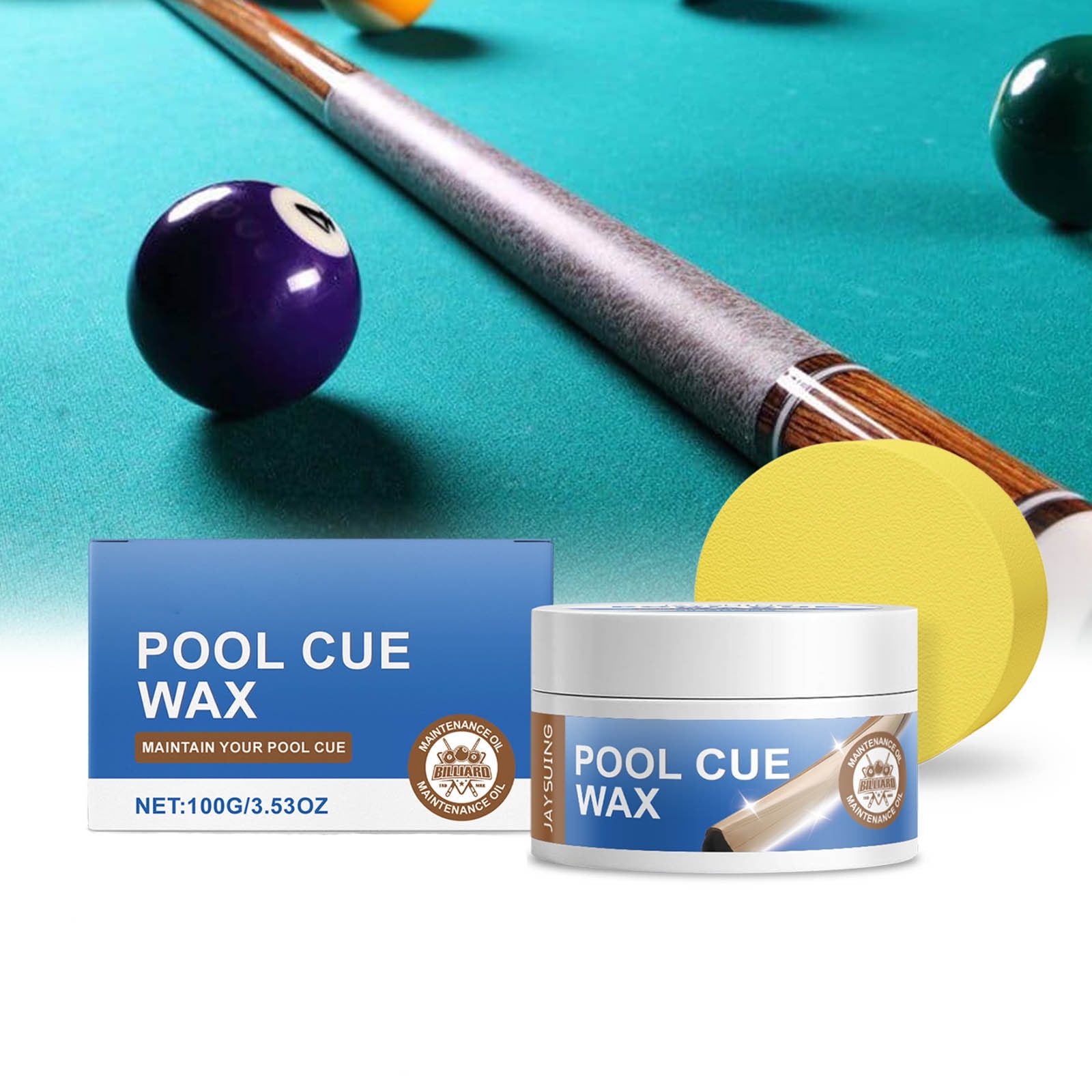 Pool Cue Shaft Wax Pool Stick Silky Shaft Wax Billiards Accessories for ...