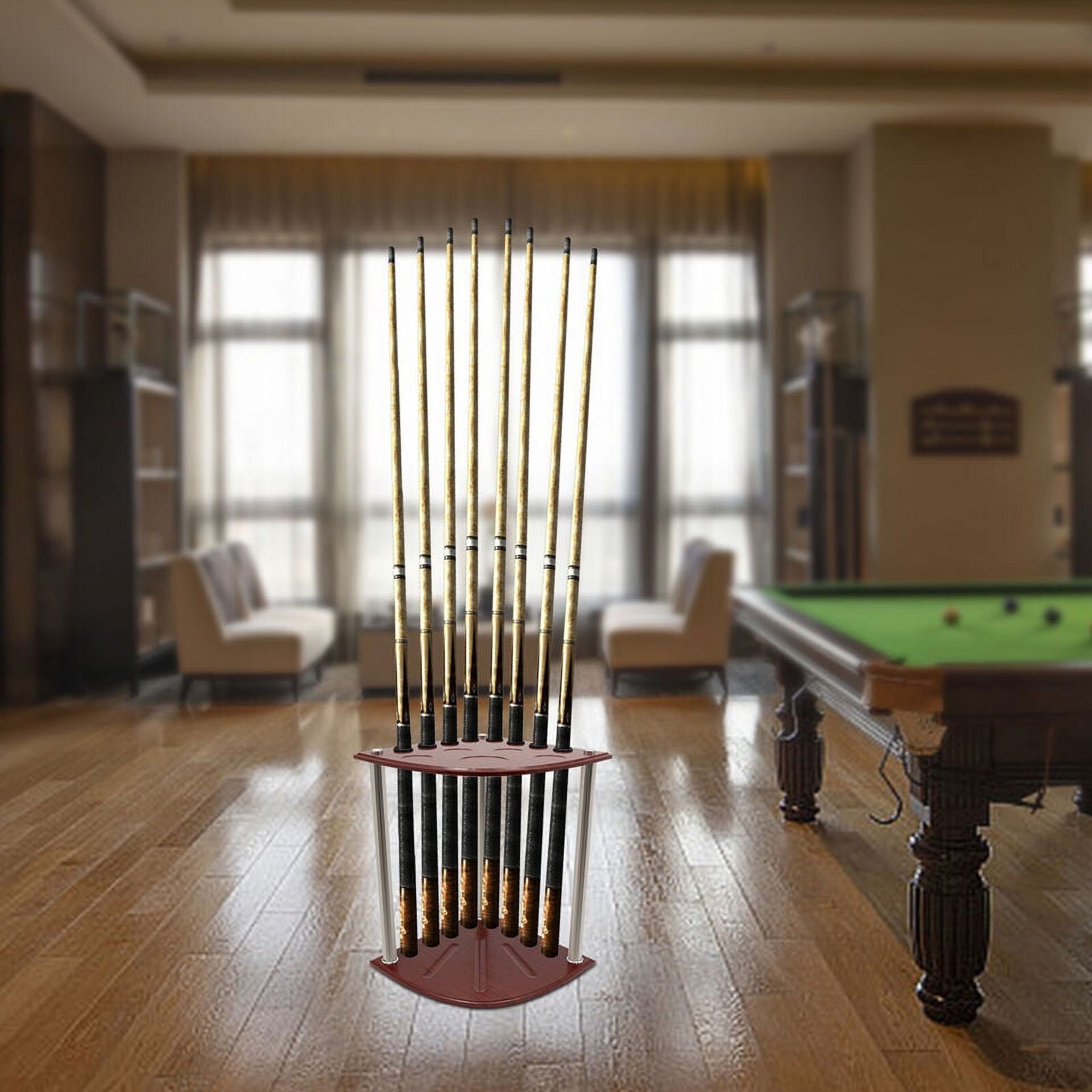 Pool Cue Stand Floor Pool Rack Holds Billiard Pool Cue Holder 8 ...