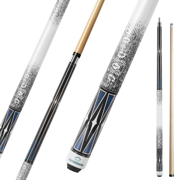 Pool Cue Stick 57" Billiard Cue Sticks 3D Printed Grip Professional Low ...