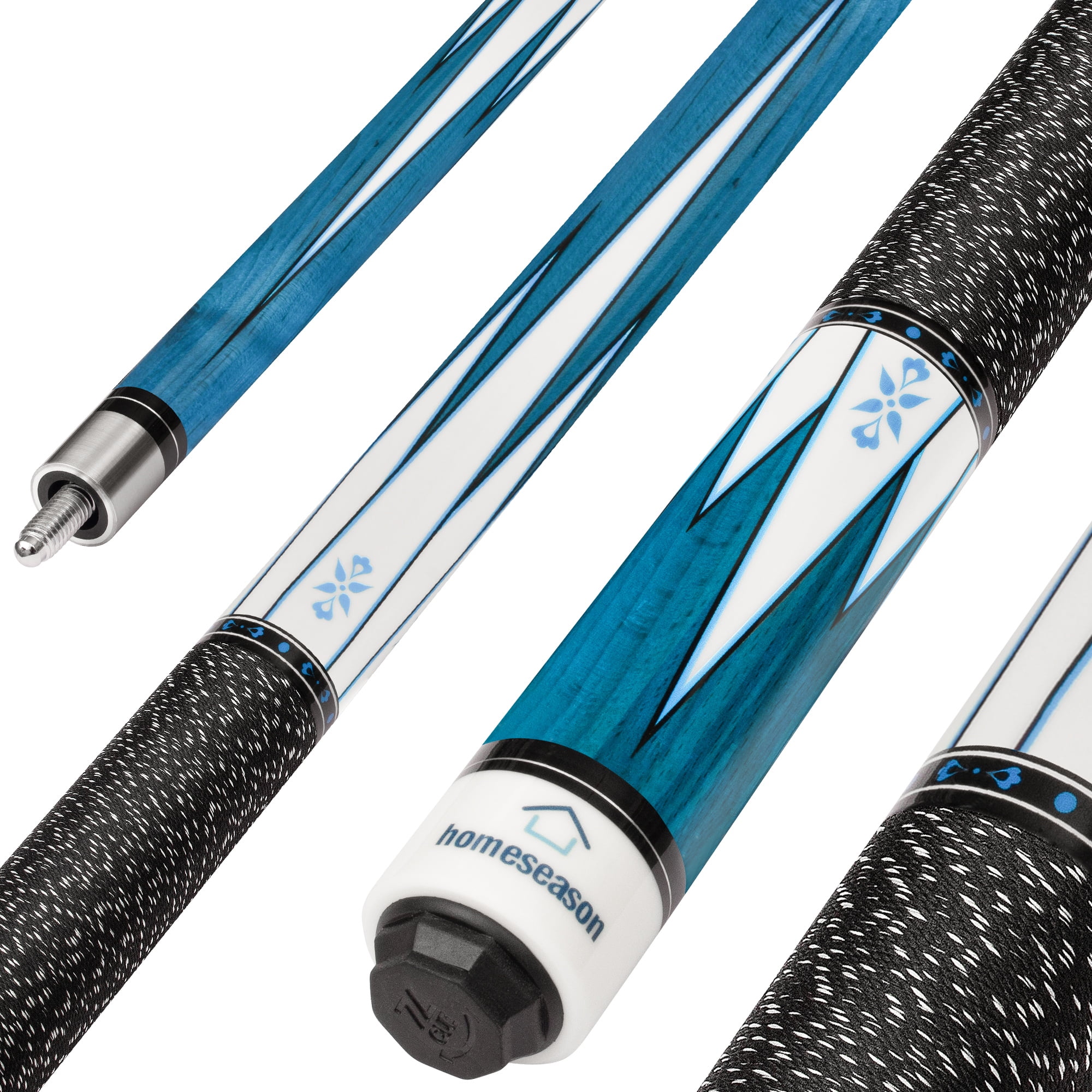 Pool Cue Stick 58" Billiard Cue Sticks Nylon Thread Grip Professional ...