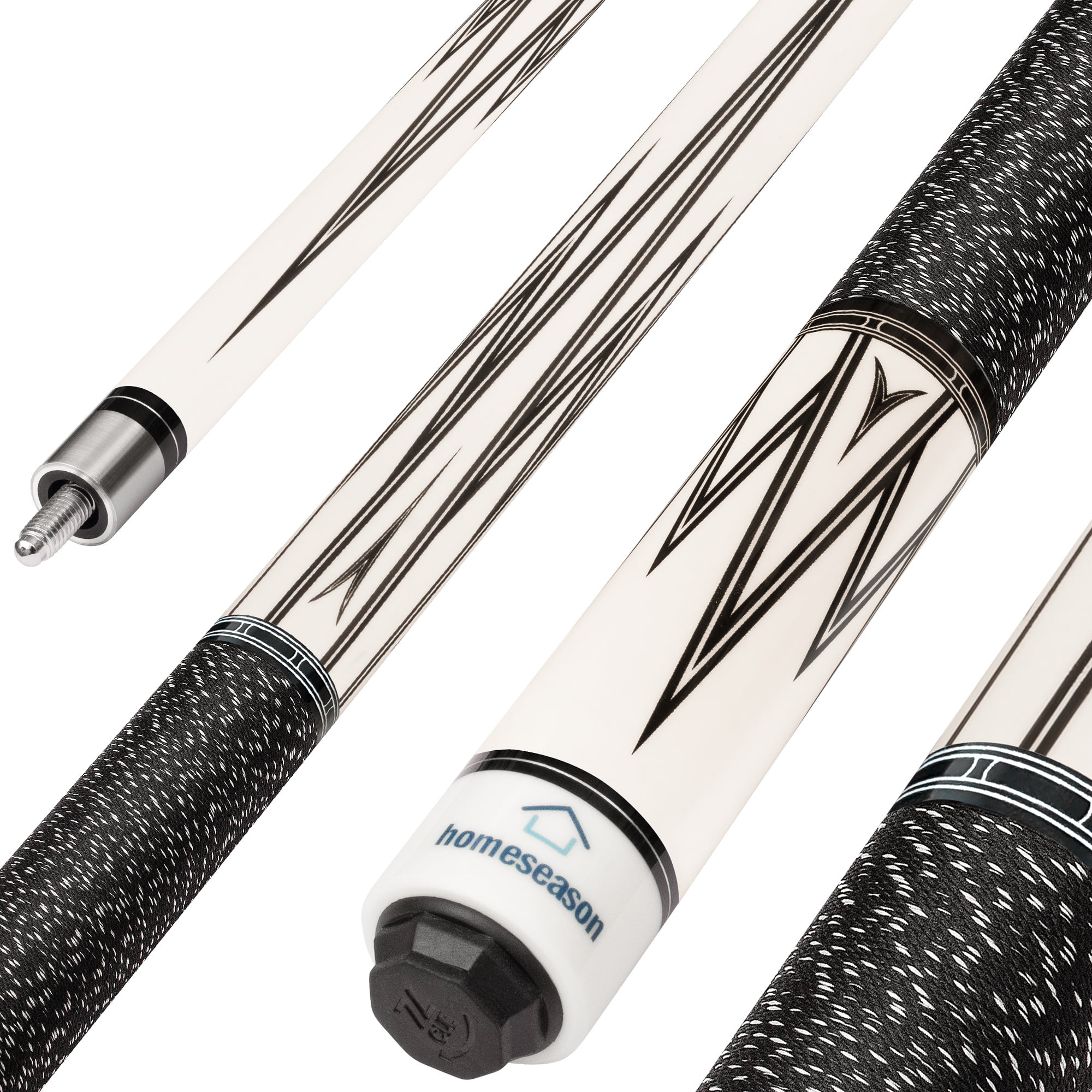 Pool Cue Stick 58" Billiard Cue Sticks Nylon Thread Grip Professional ...