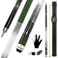 HomeSeason, Pool Cue Stick, 58" Maple Wood with Case, 13mm Tip ...