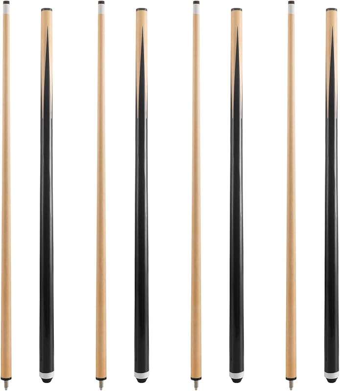 Pool Cue Sticks – 42"/48"/58" Billiard Cues with 13mm Leather Tip ...