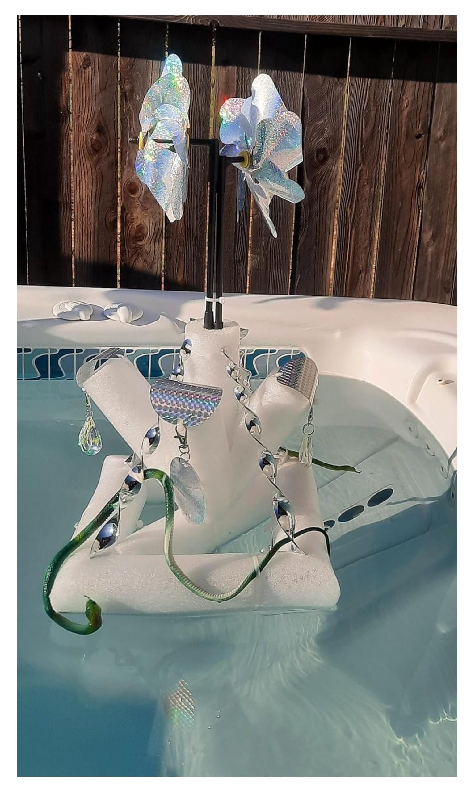 Pool Deterrent: Twirly Away Keeps Out of Your Pool + Boat + Backyard ...