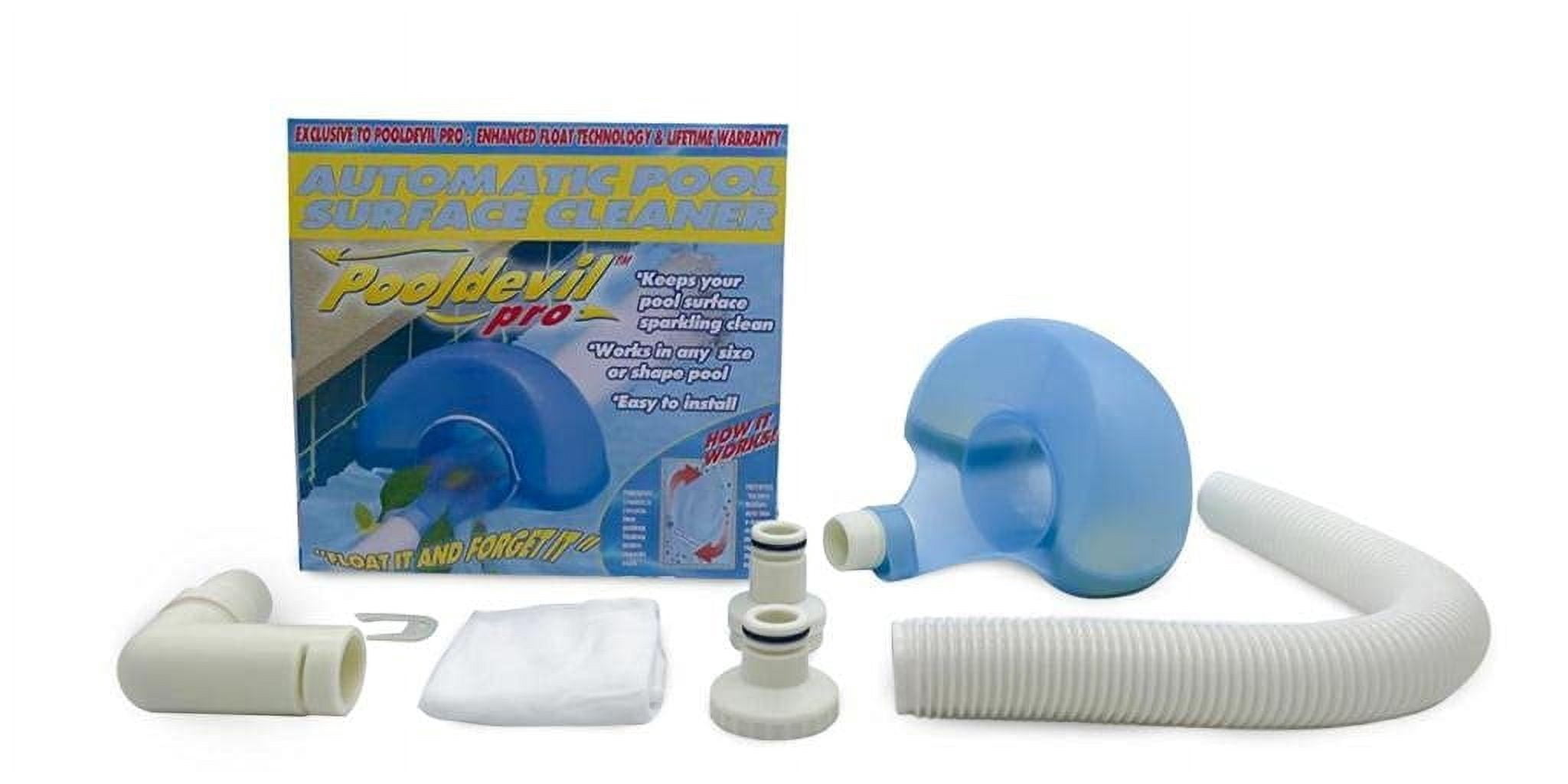 Pool Devil Pro Automatic Swimming Pool Surface Skimmer Cleaner ...