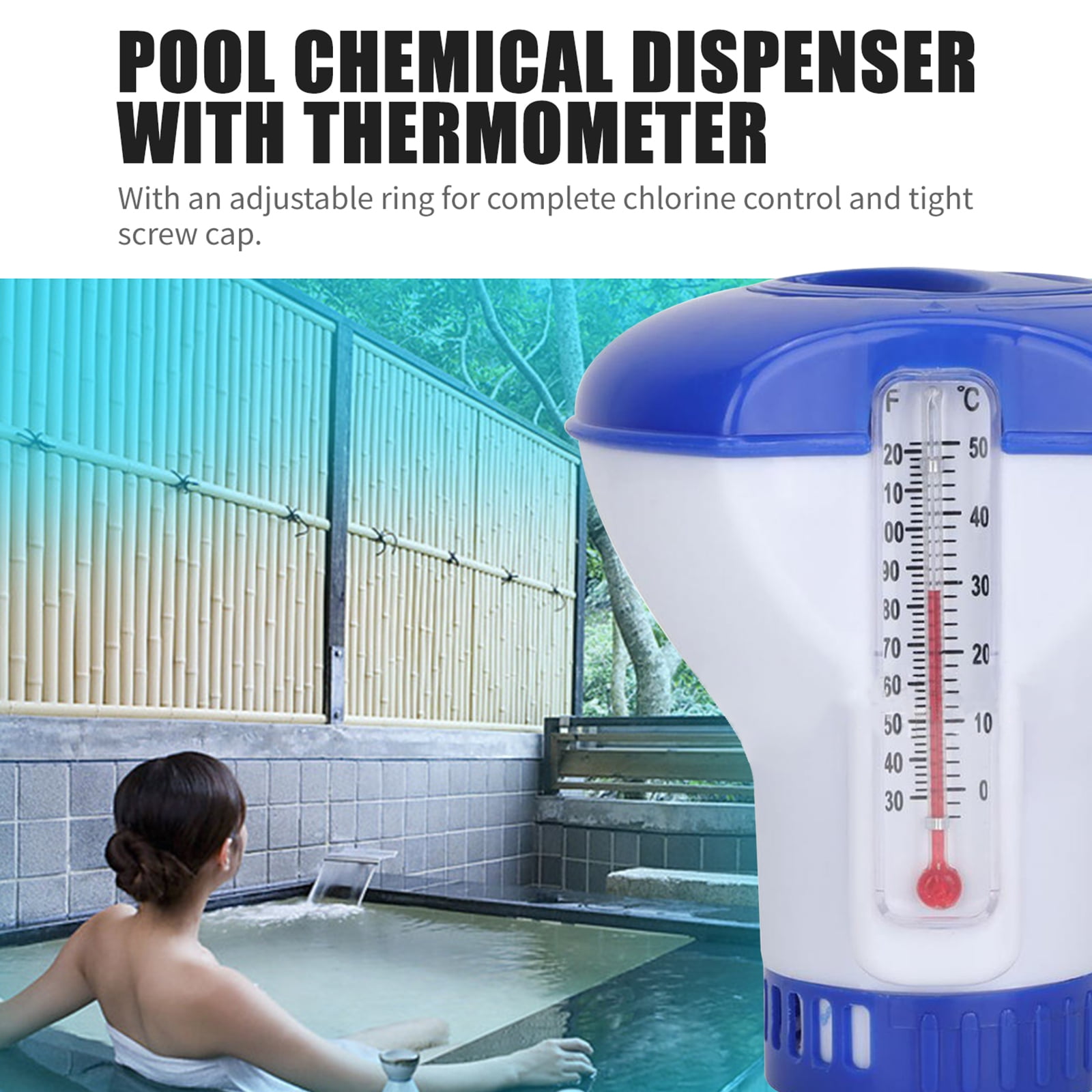 Pool Dispenser,Tubs Fish Ponds Dispenser Spa Chemical Indoor Pools Tubs ...