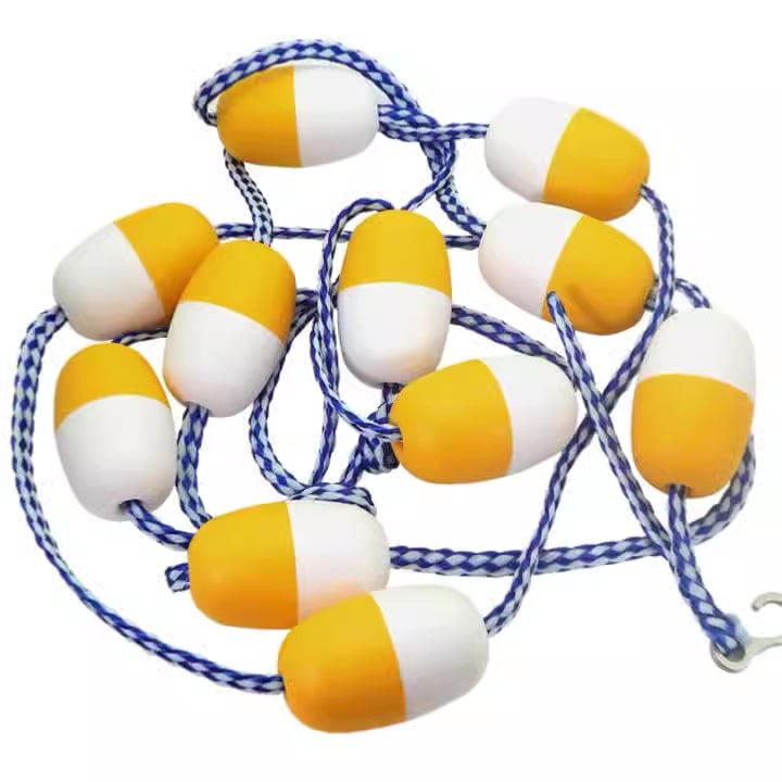 Pool Divider Line 1 Set Swimming Pool Safety Rope with Float Plastic ...