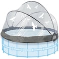 Pool Dome Round Above-Ground Pool Enclosure, PVC Transparent Cover with ...
