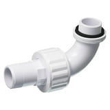 Pool Elbow Fitting 1.5 inch MIP - 90 Degree White PVC Sweep Elbow ...