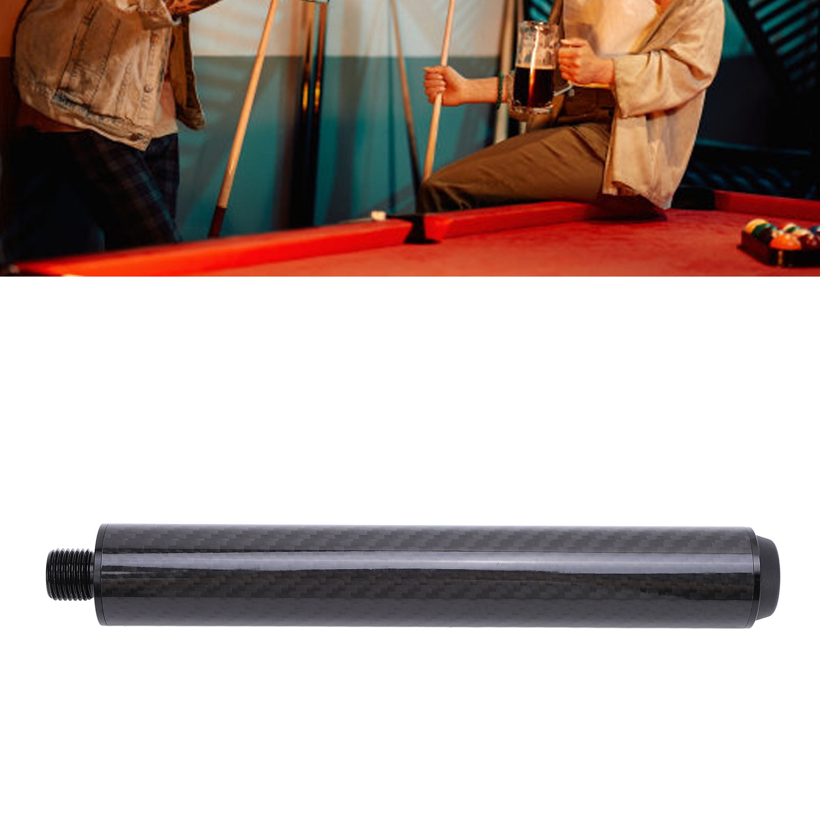 Pool Extender, Easy Install Billiard Pool Extension Carbon Fiber 8 Inch For Gaming - Walmart.com
