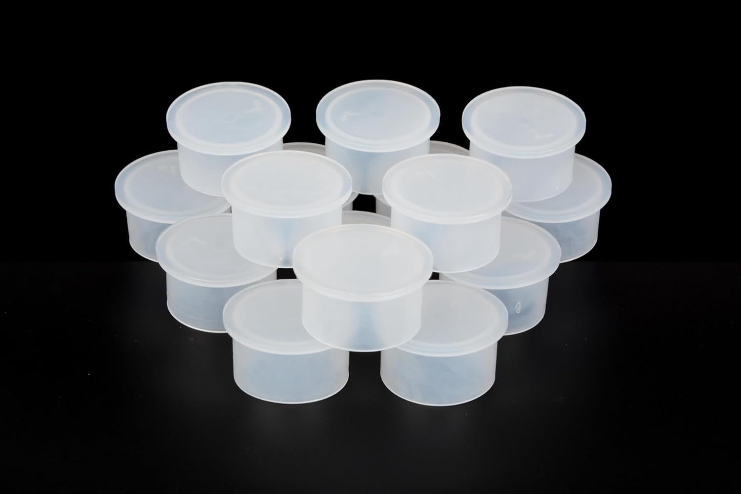 Pool Fence Hole Plug Deck Patio Ground Cover Caps (15pcs, Clear (Heavy ...