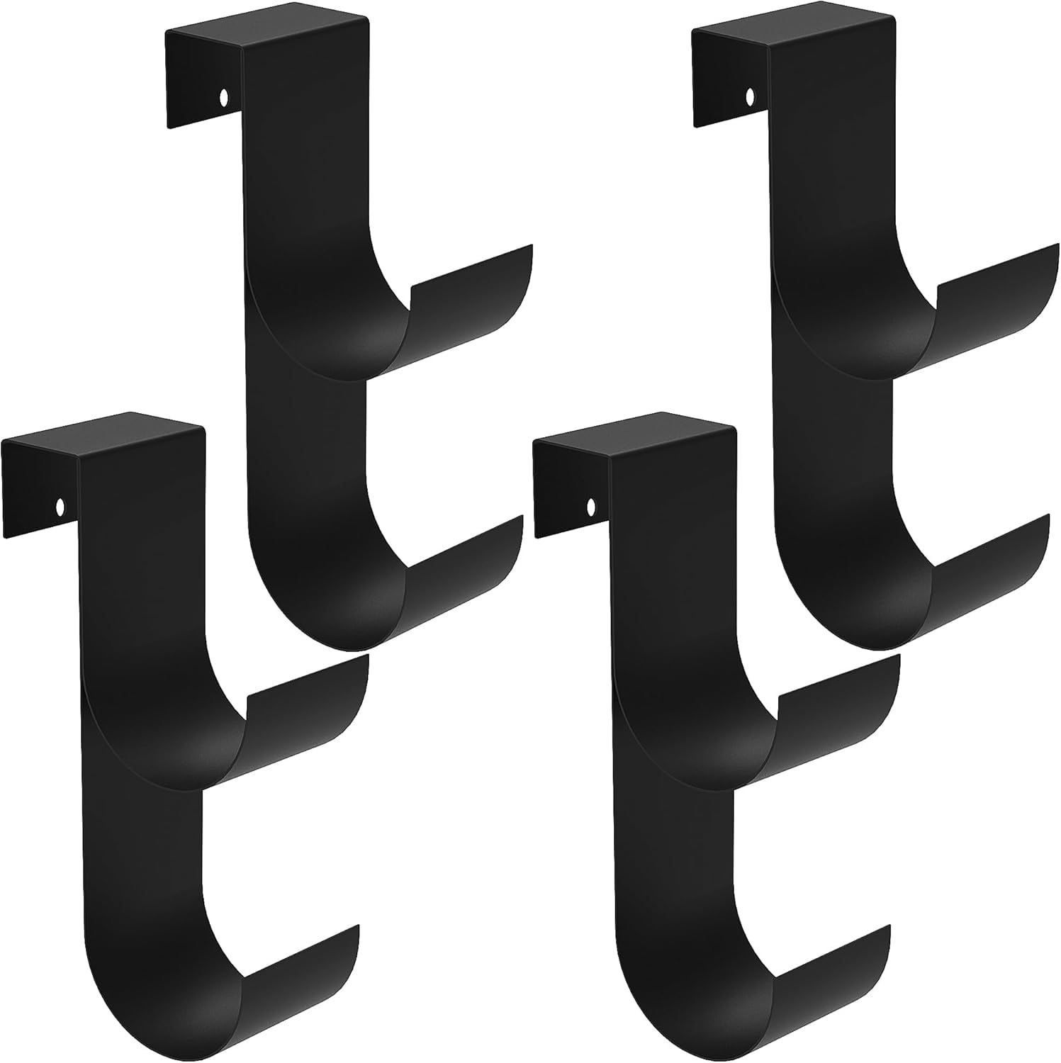 Pool Fence Hooks for Pool Equipment- Black Heavy Duty Fence Hooks for ...