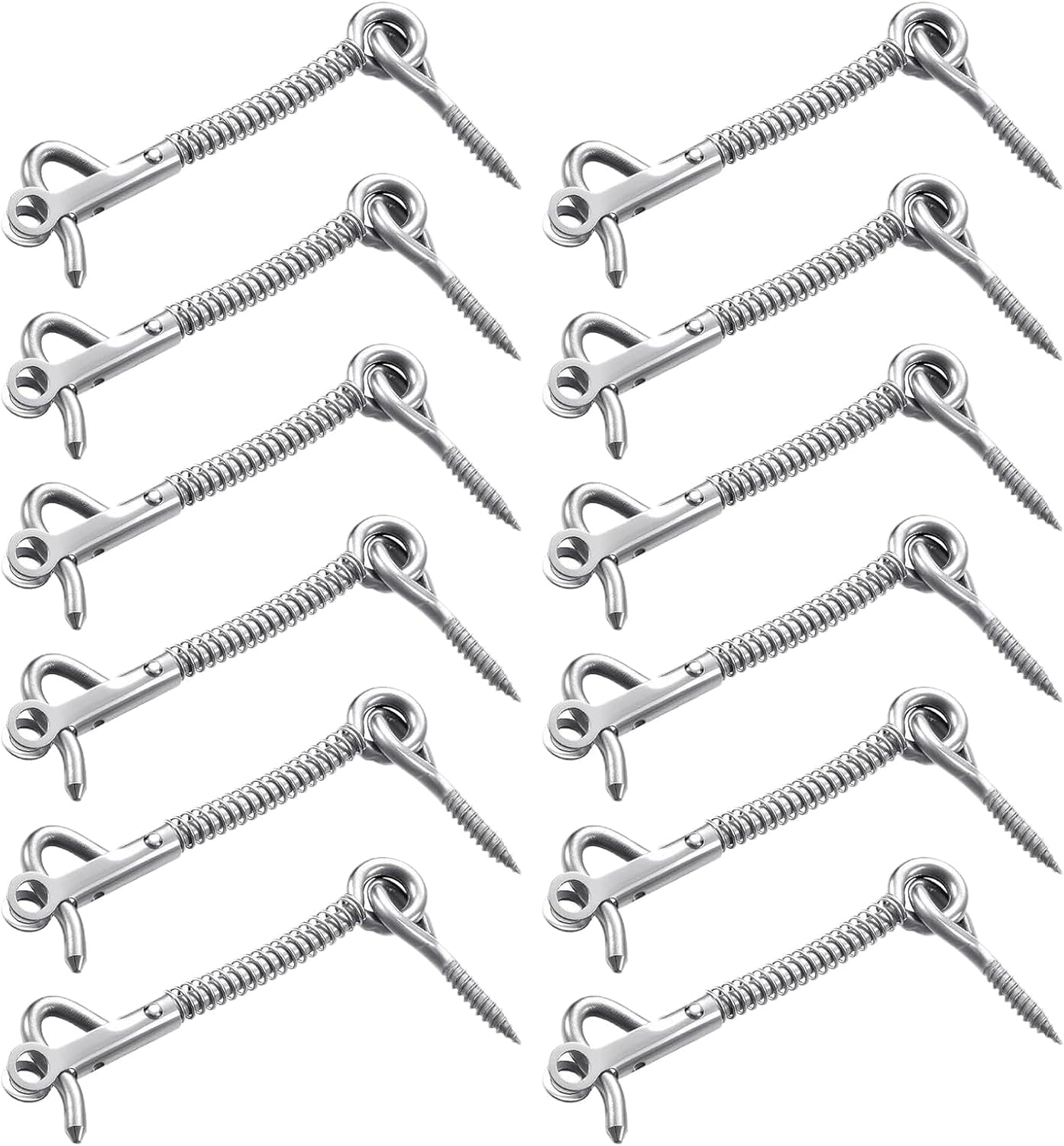 Pool Fence Safety Latch | 12-Pieces Stainless Steel Locking Latches ...