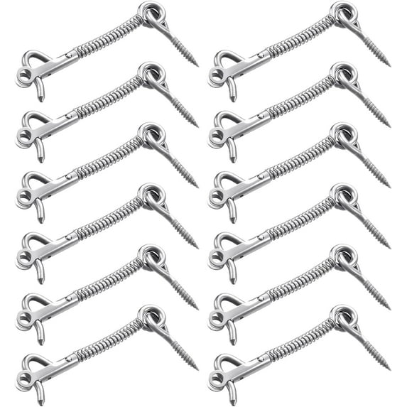 Pool Fence Safety Latch | 12-Pieces Stainless Steel Locking Latches ...