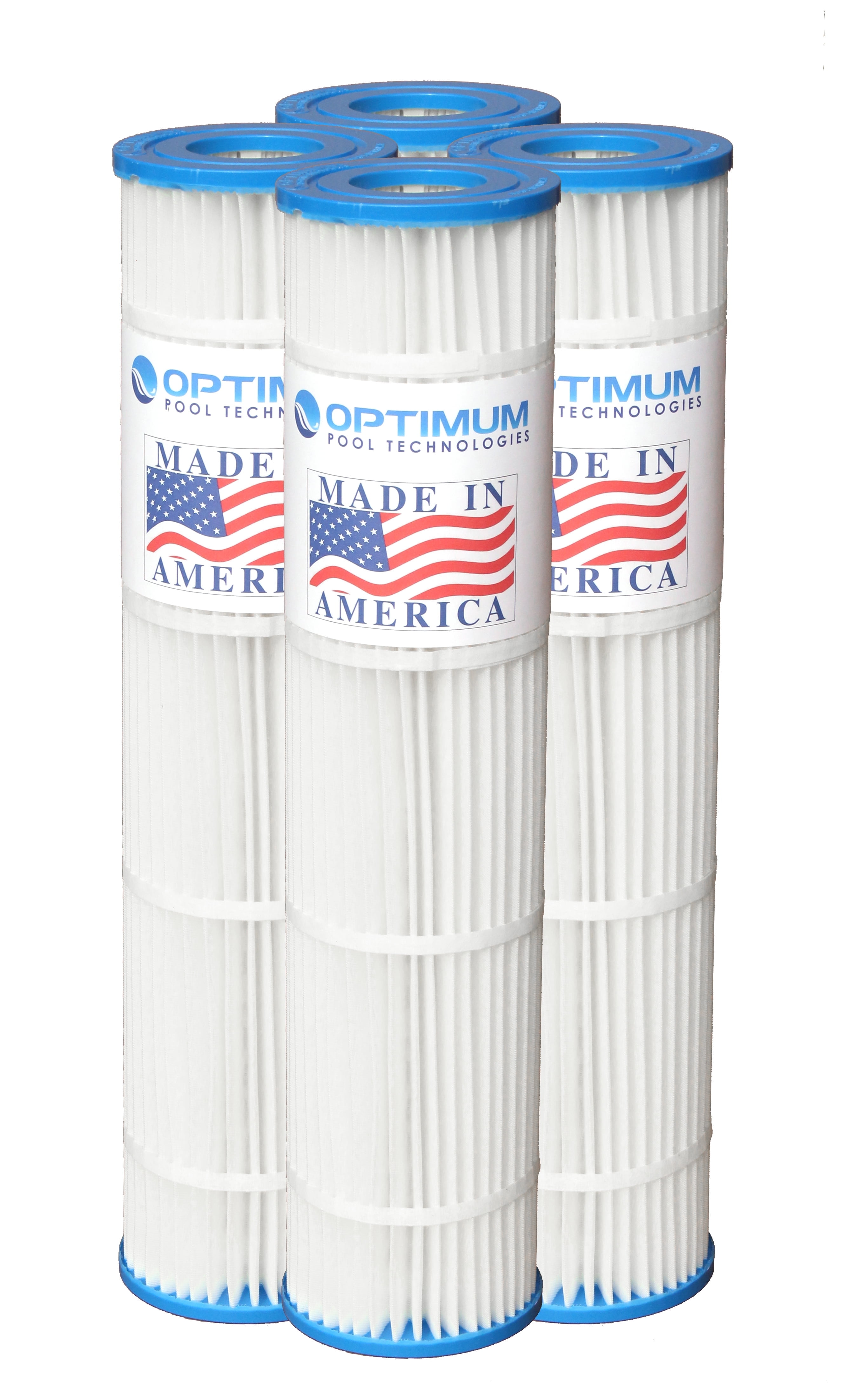 Optimum Pool Technologies Quad DE 80 Filter Replacement Cartridges ...