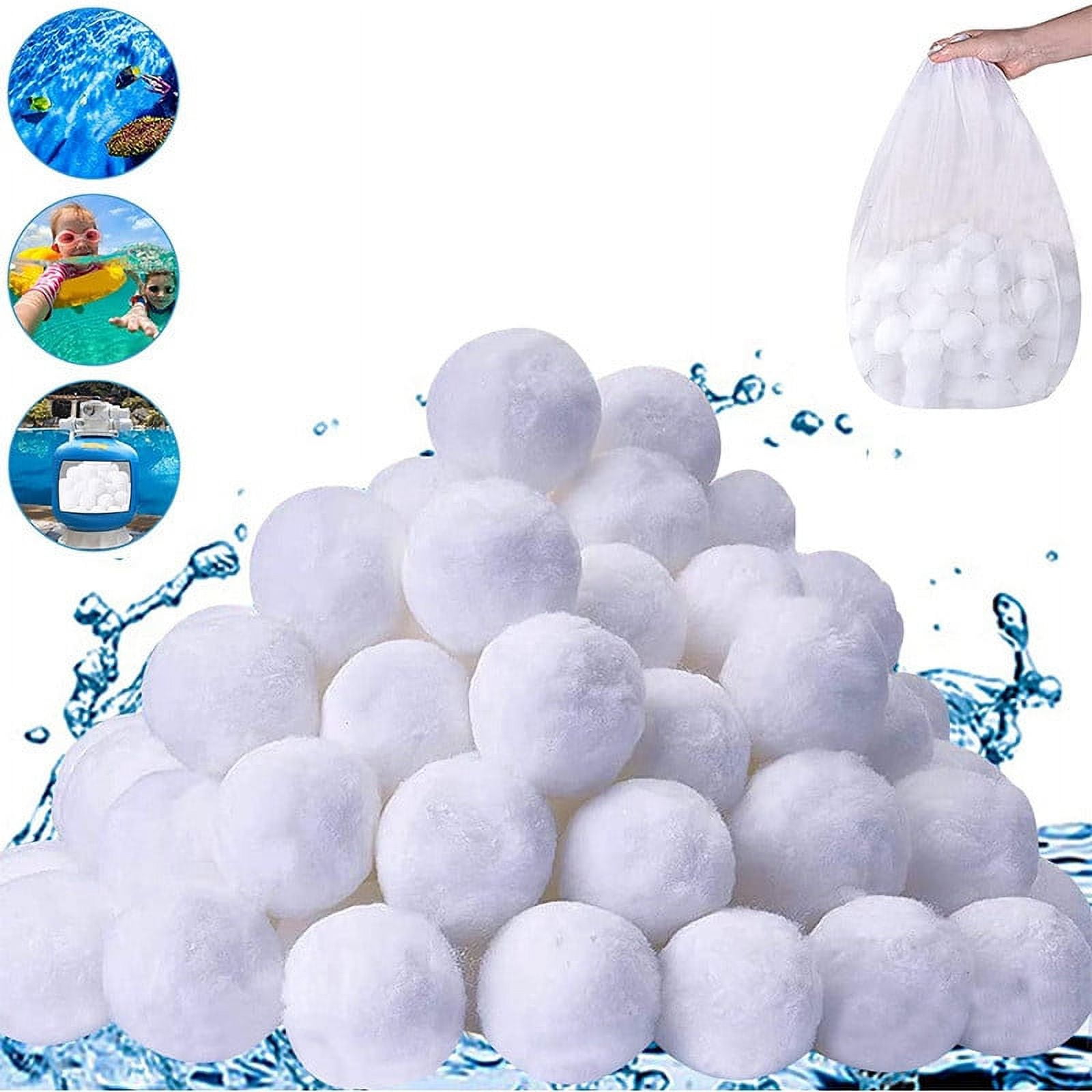 Pool Filter Ball Media Alternative to Sand | 500g Polyester Fiber ...