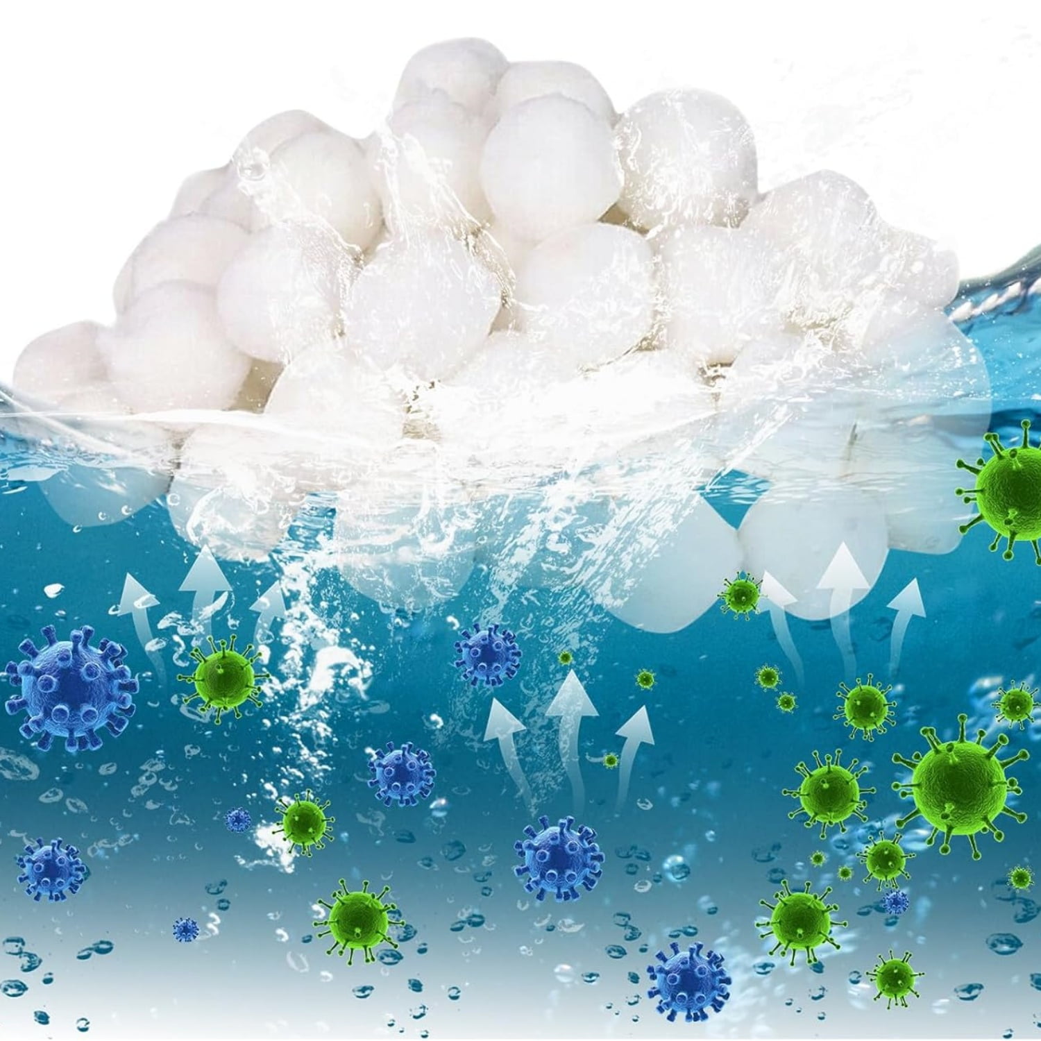 Pool Filter Balls Pool Filter Media For Pool Sand Filters - Walmart.com