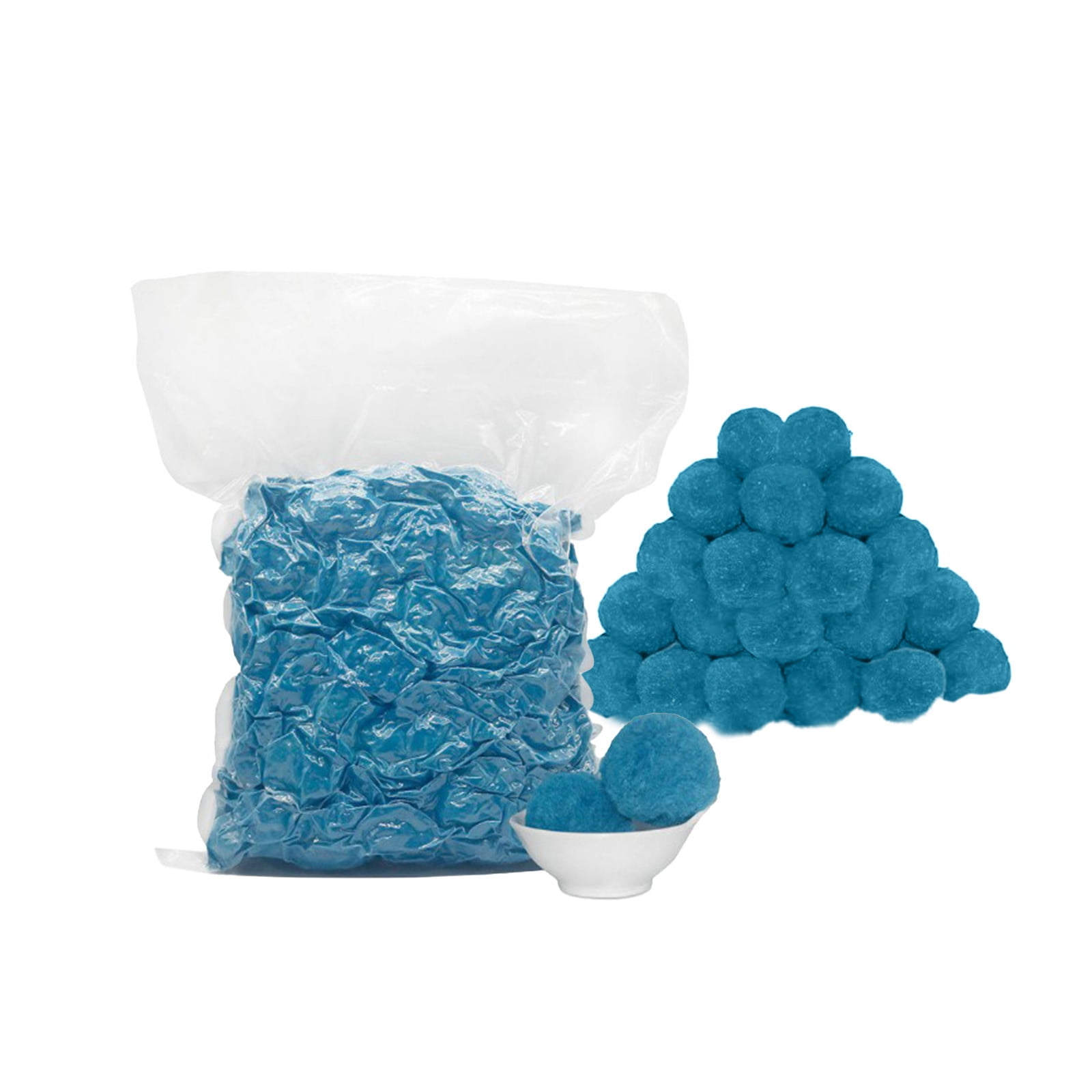 Pool Filter Balls for Sand Filters, Blue Reusable Eco-Friendly Sand ...