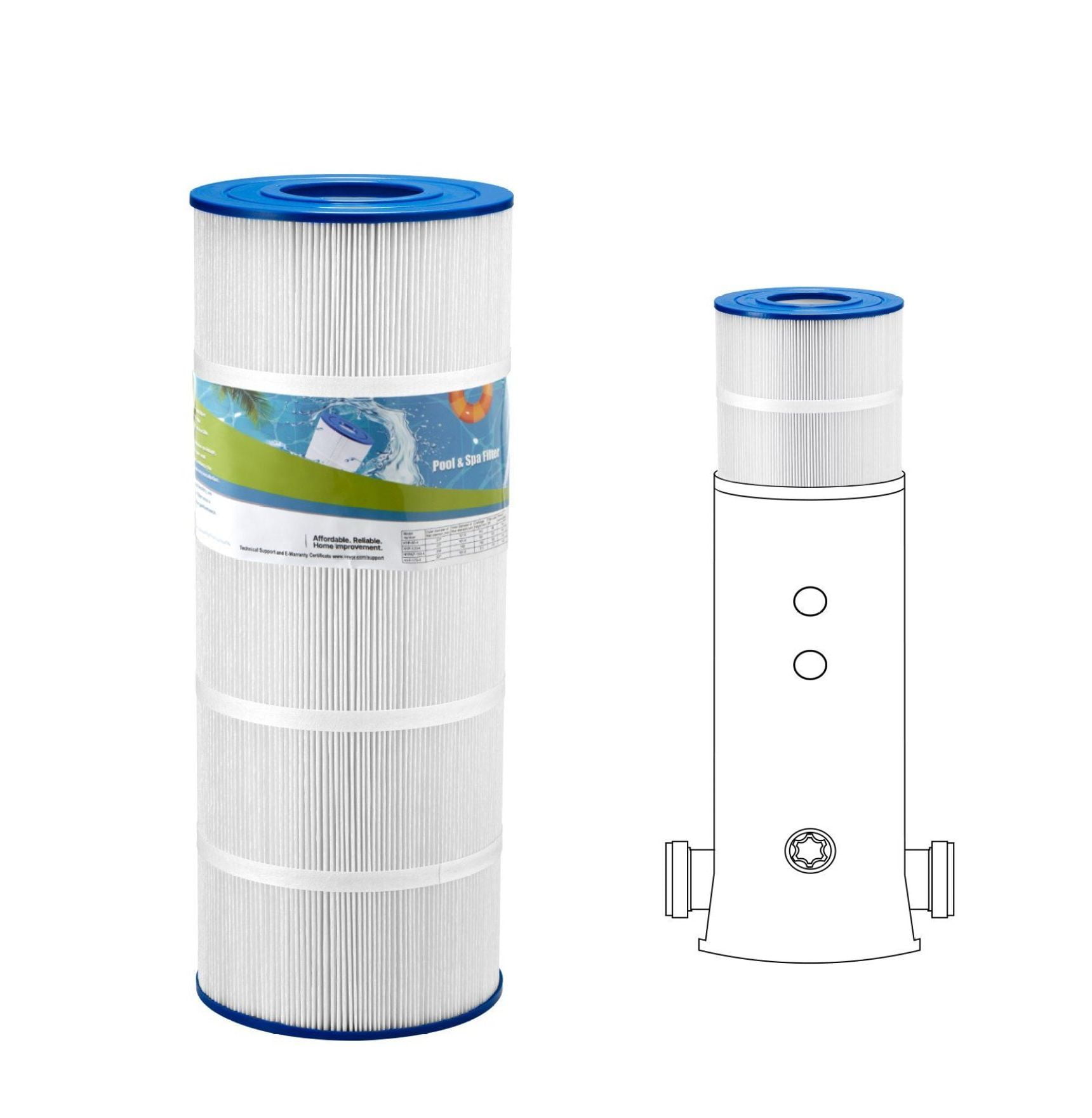 Pool Filter Cartridge 120 sqft, Hayward CX1200RE Replacement, Pleatco ...