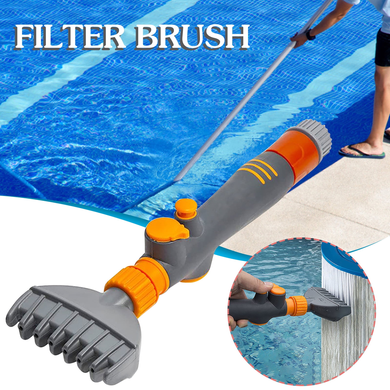 Pool Filter Cartridge Cleaner Debris And Dirt For Pool Filter Spa Big ...