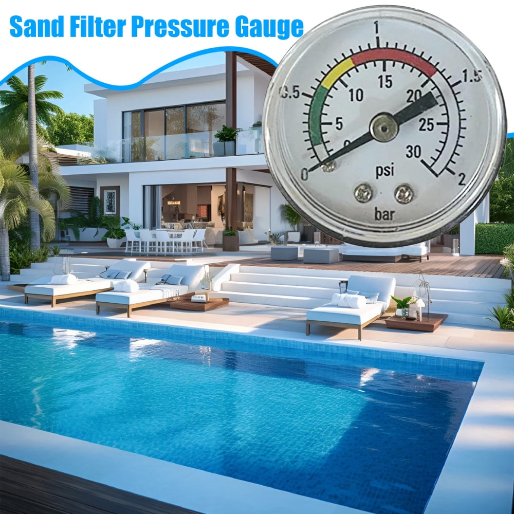 Pool Filter Pressure Gauge Pool Sand Filter Pump Pressure Gauge ...